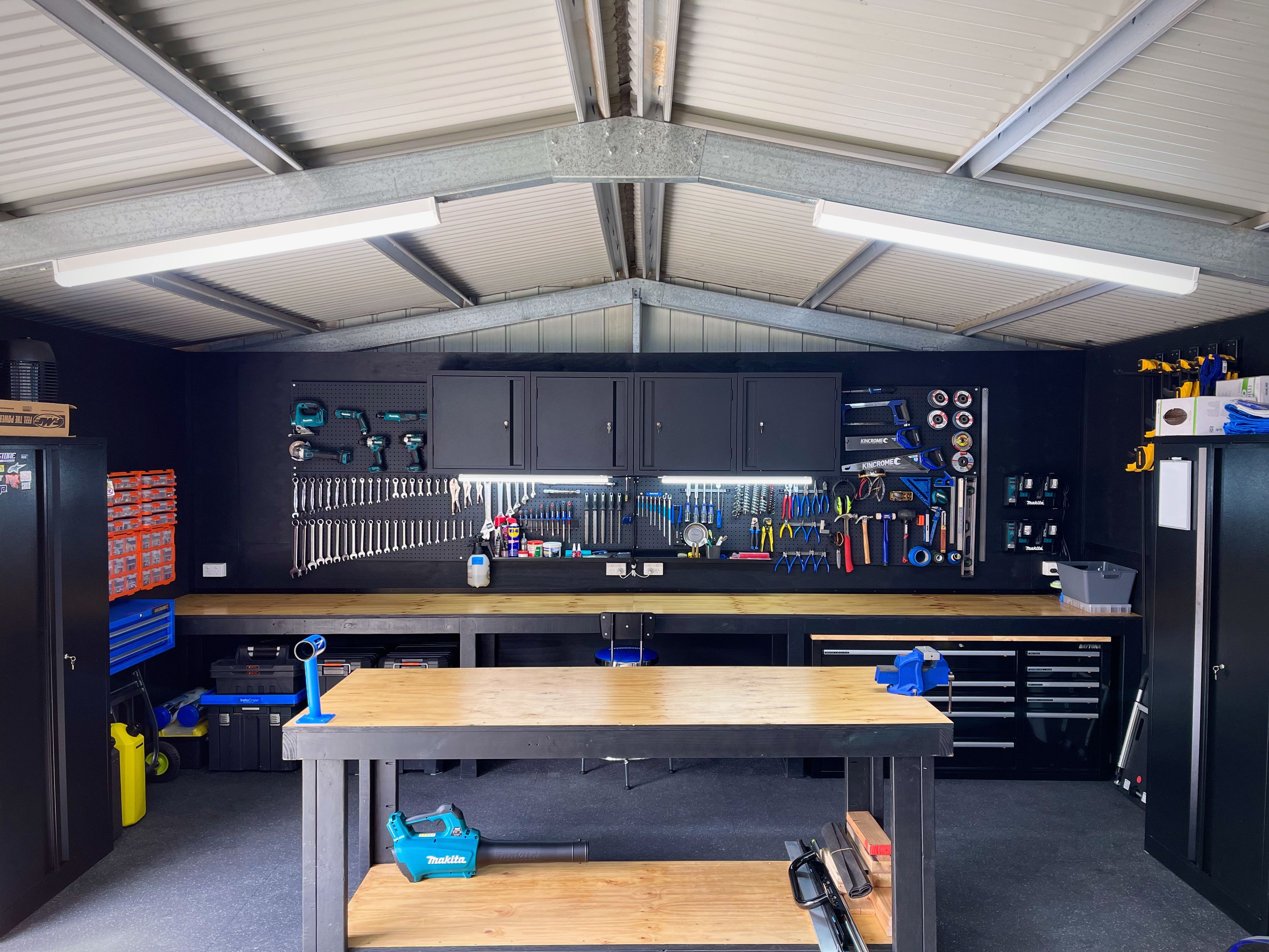Purpose-built workshop with tool storage... | Bunnings Workshop community