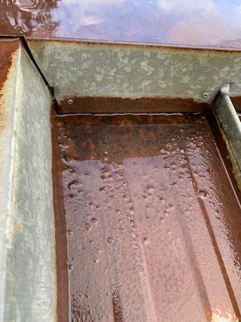 How to seal holes in rusty galvanised ro... | Bunnings Workshop community