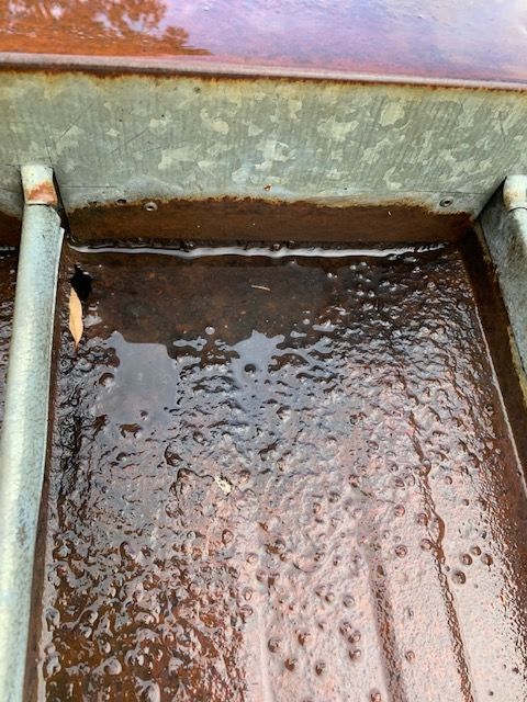 How to seal holes in rusty galvanised ro... | Bunnings Workshop community