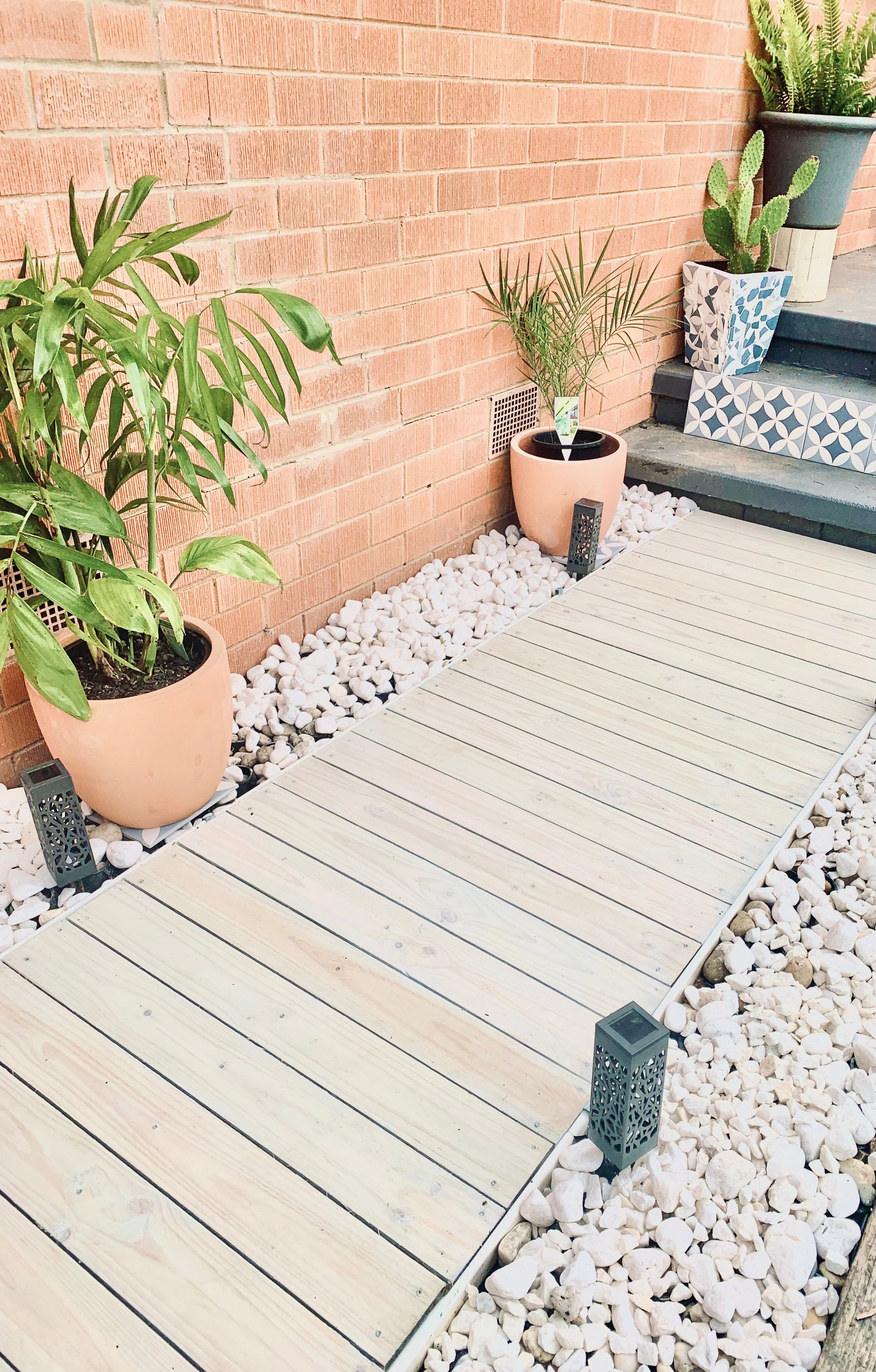 D.I.Y. outdoor entry path decking | Bunnings Workshop community