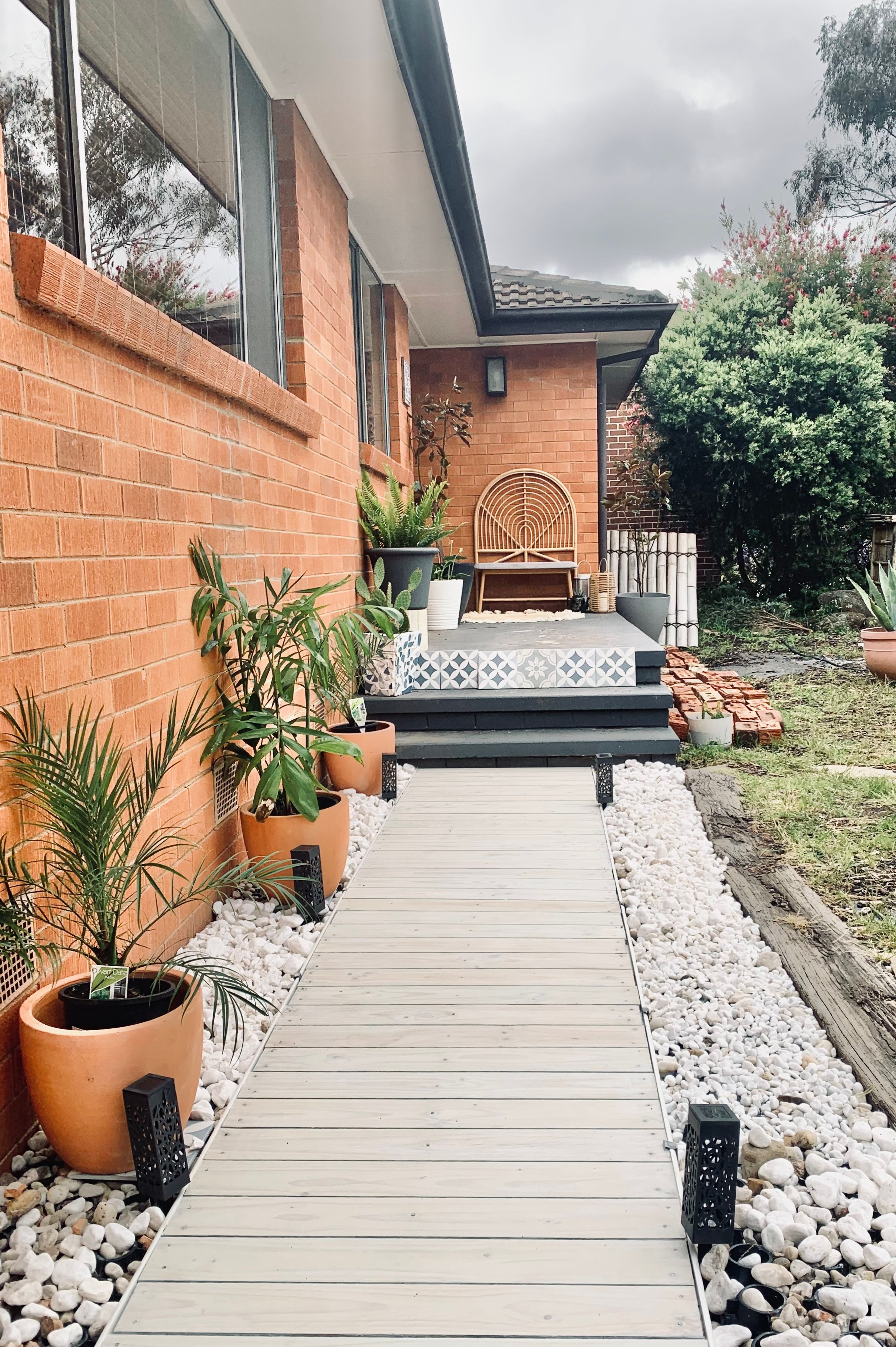 D.I.Y. outdoor entry path decking | Bunnings Workshop community