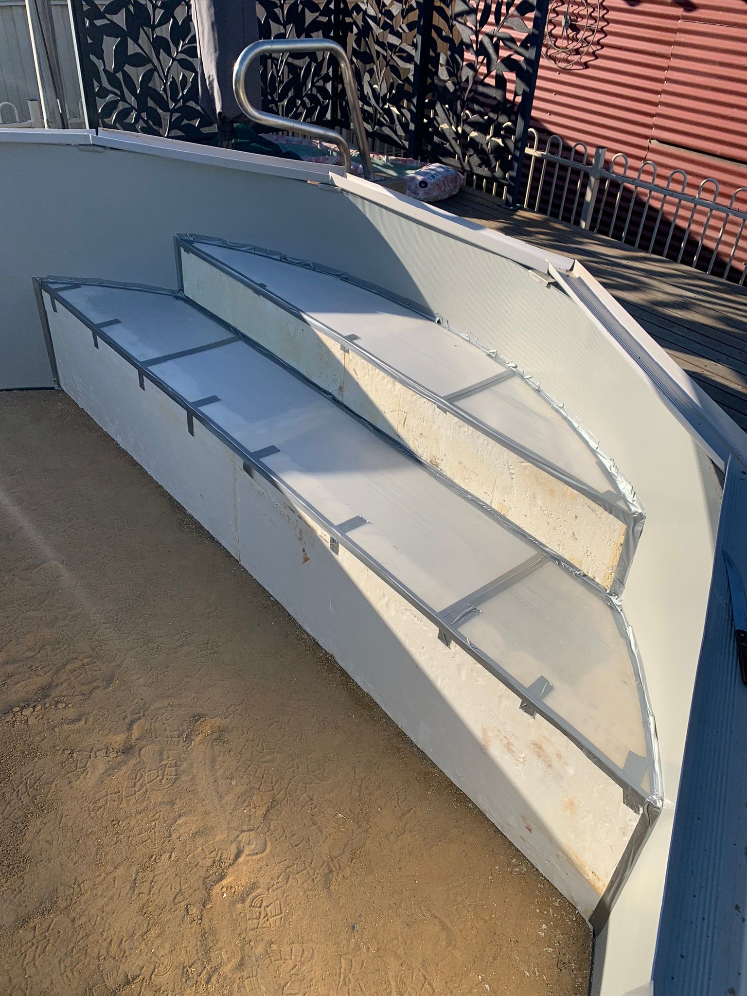 How to create concrete steps for above-g... | Bunnings Workshop community