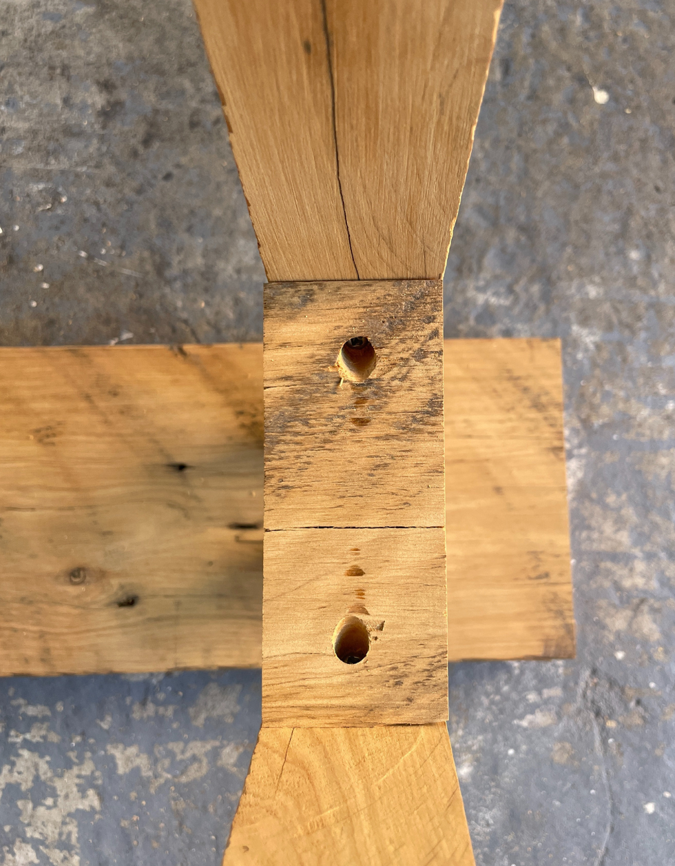 Skinny bench using reclaimed timber | Bunnings Workshop community