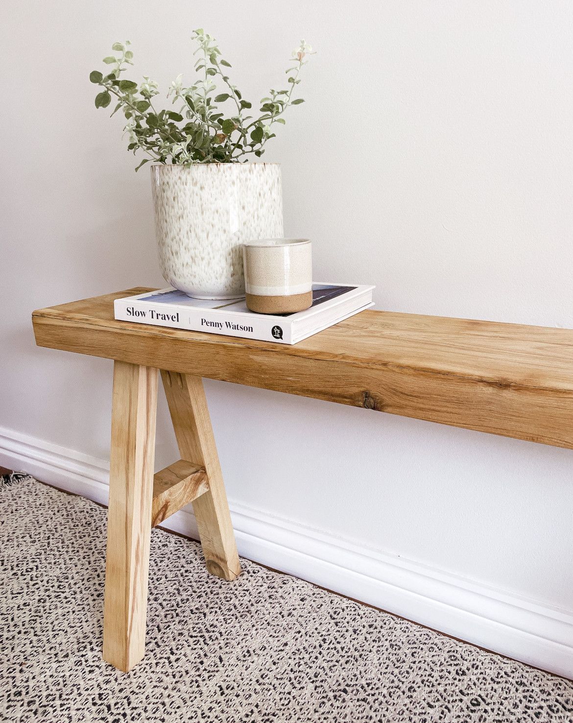 Skinny bench using reclaimed timber | Bunnings Workshop community