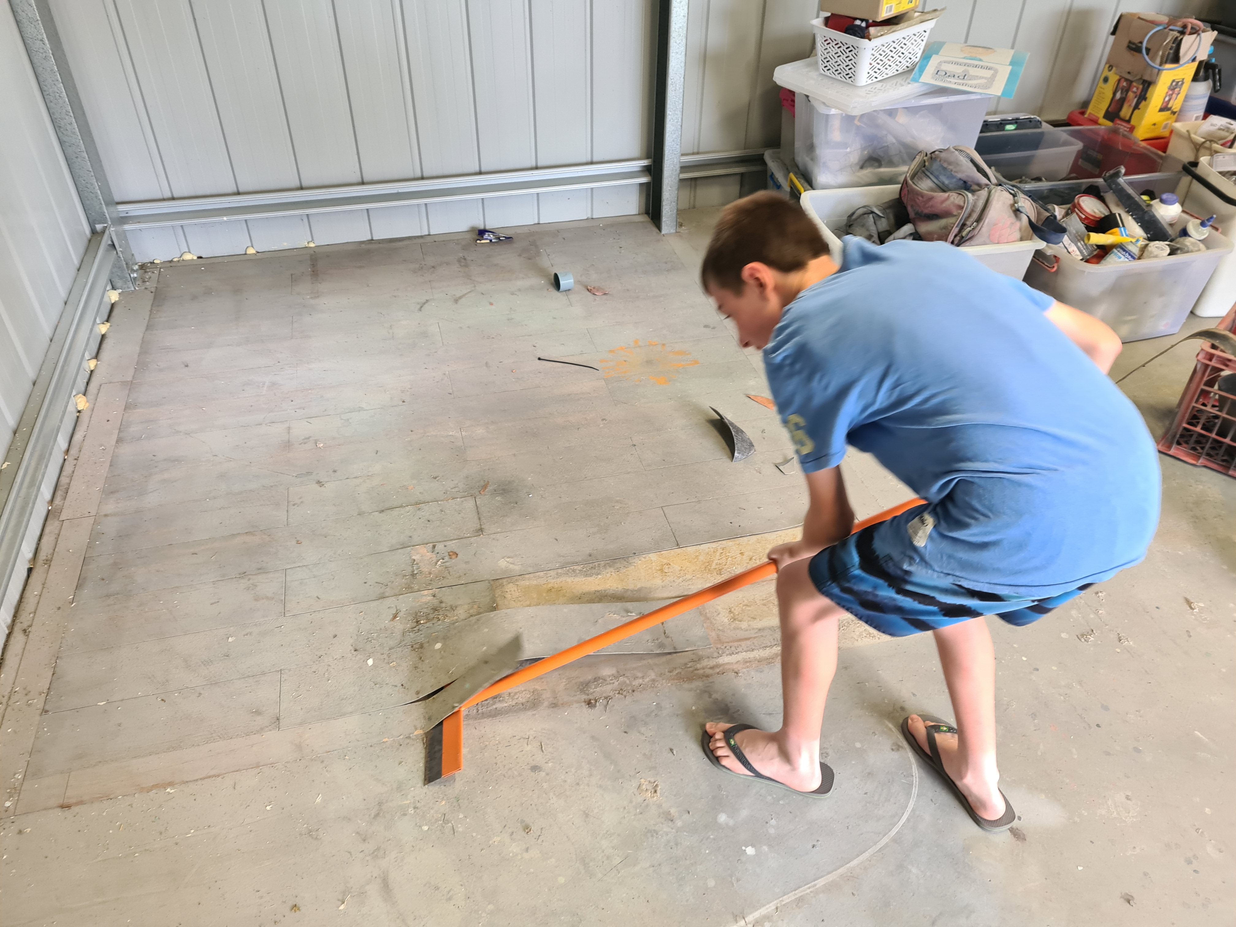 Applying epoxy on shed concrete floor | Bunnings Workshop community