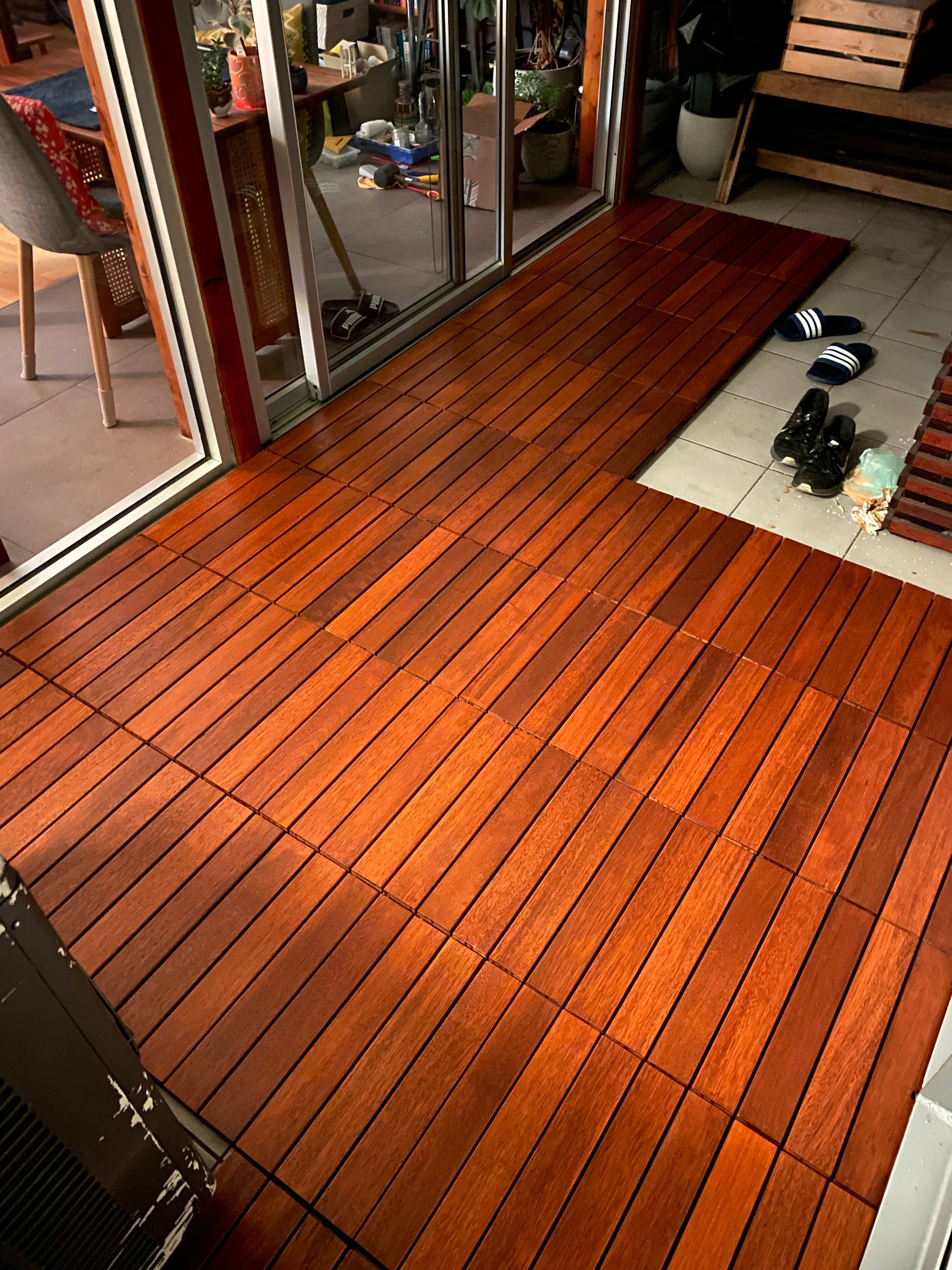 Low-level deck with custom timber deckin... | Bunnings Workshop community