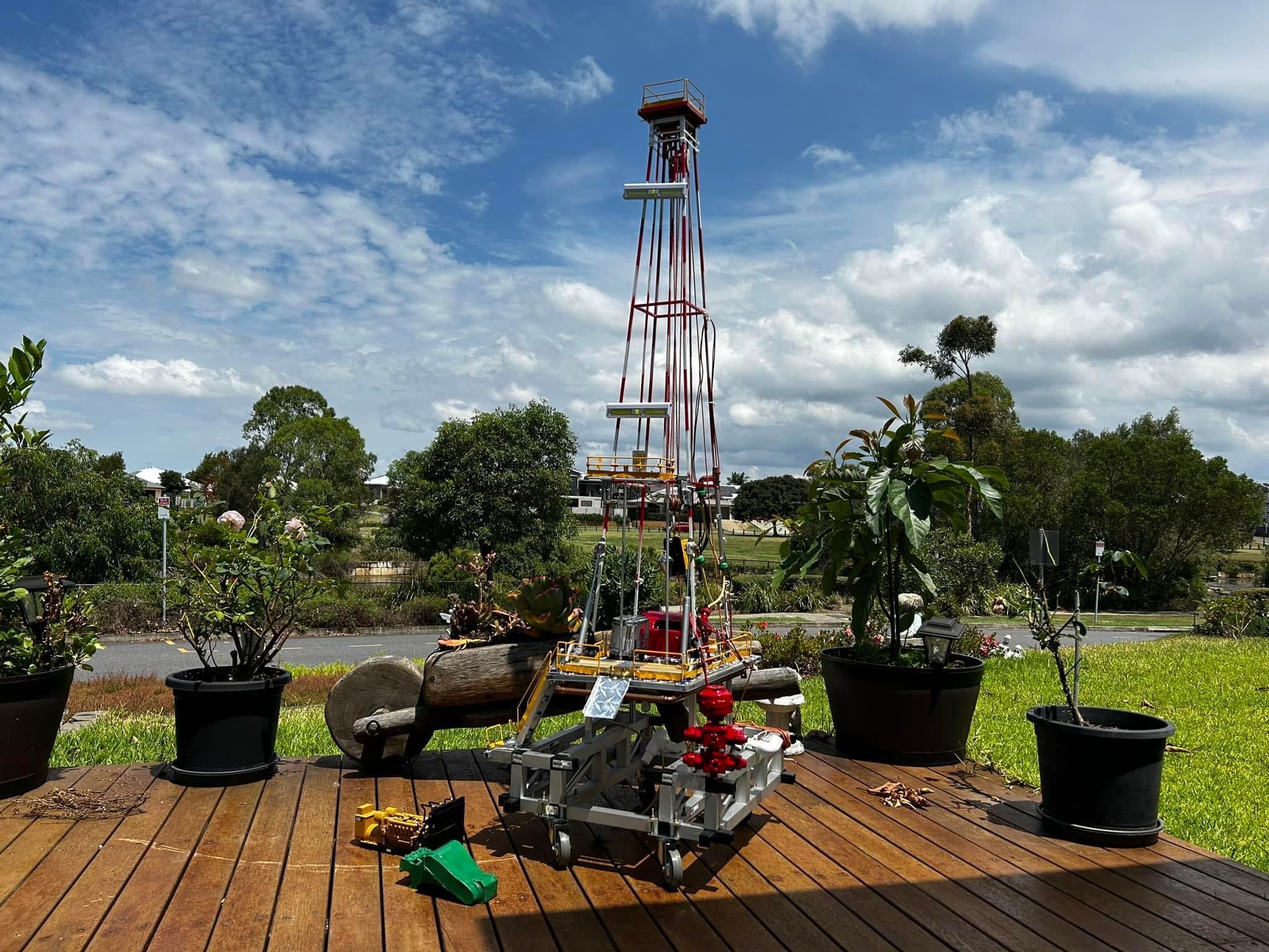 Land drilling rig manufacture miniature ... | Bunnings Workshop community