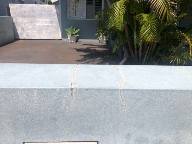 How to fix a cracked rendered fence? | Bunnings Workshop community