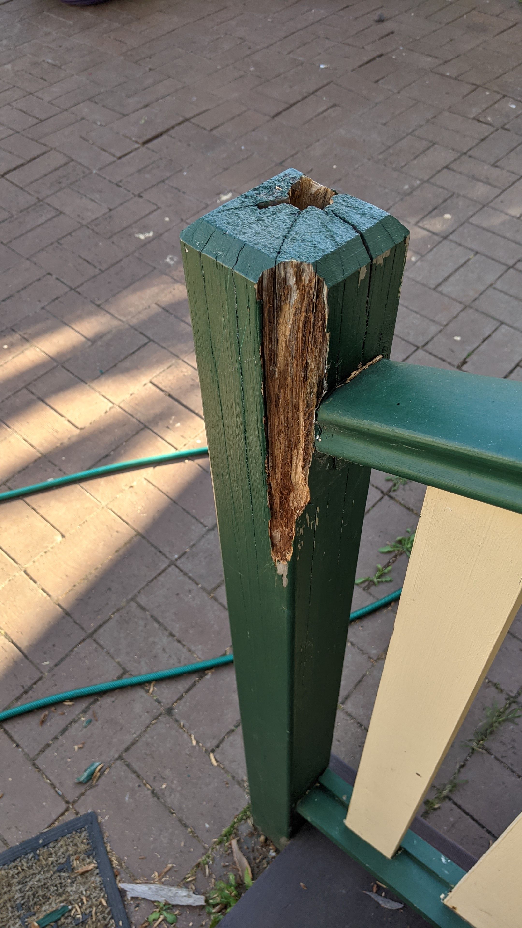How to restore a rotted timber post? | Bunnings Workshop community
