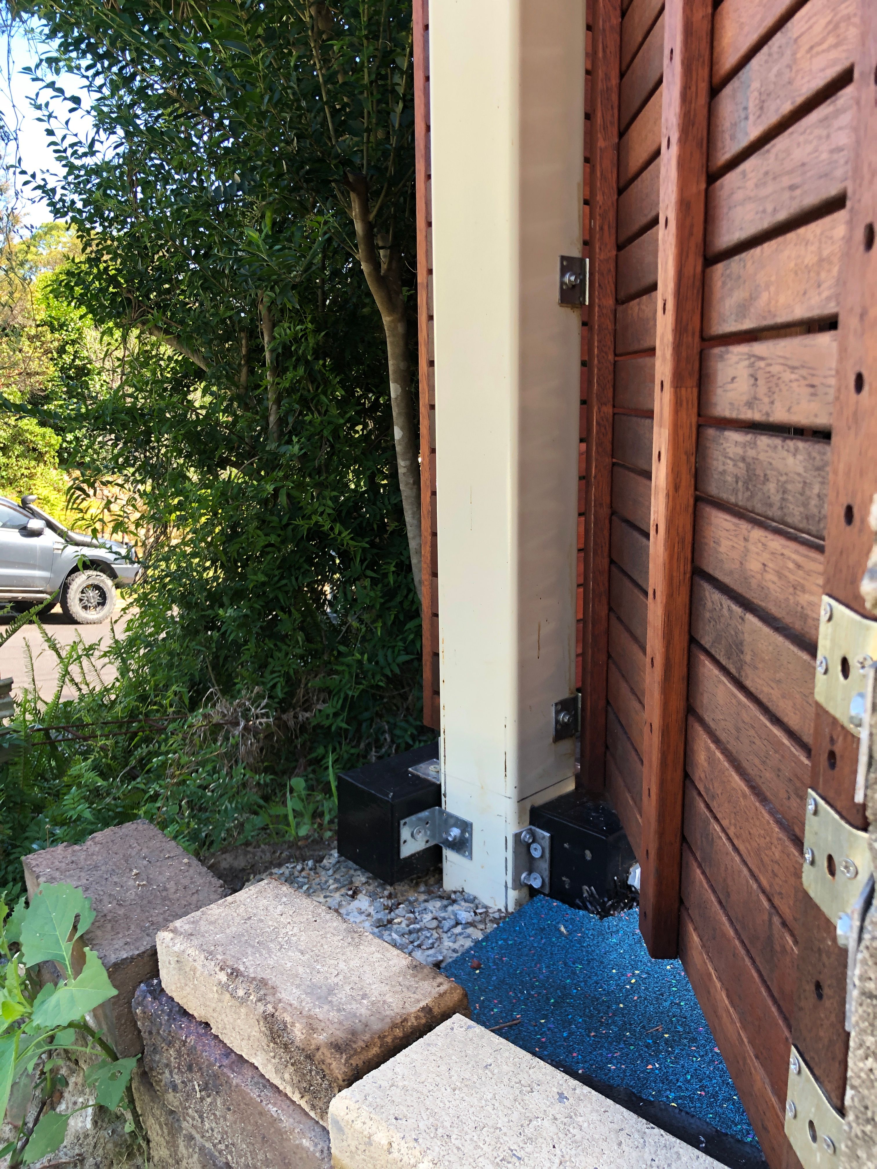 How to secure a post above the ground? | Bunnings Workshop community
