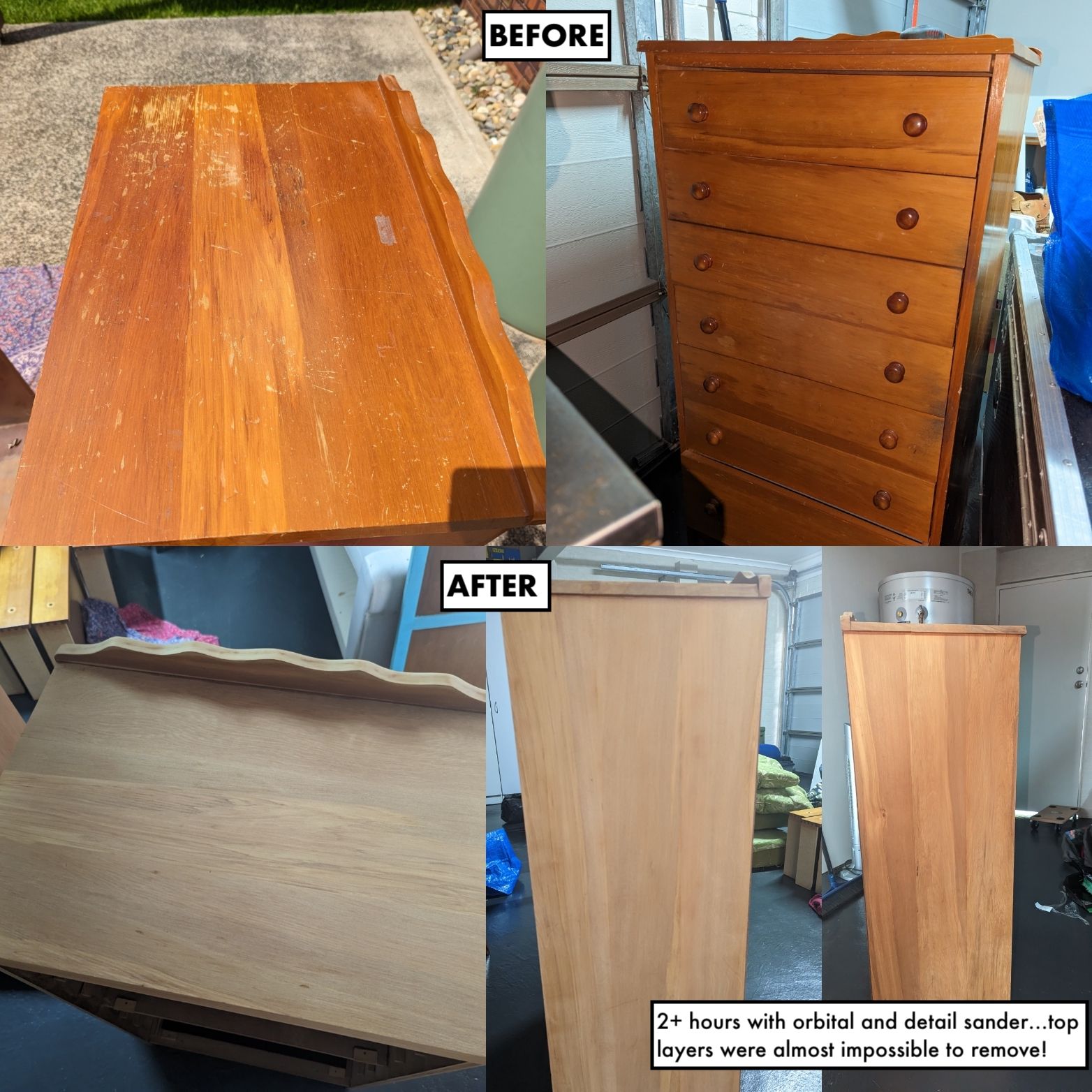 Restoring chest of drawers, cabinet and ... | Bunnings Workshop community