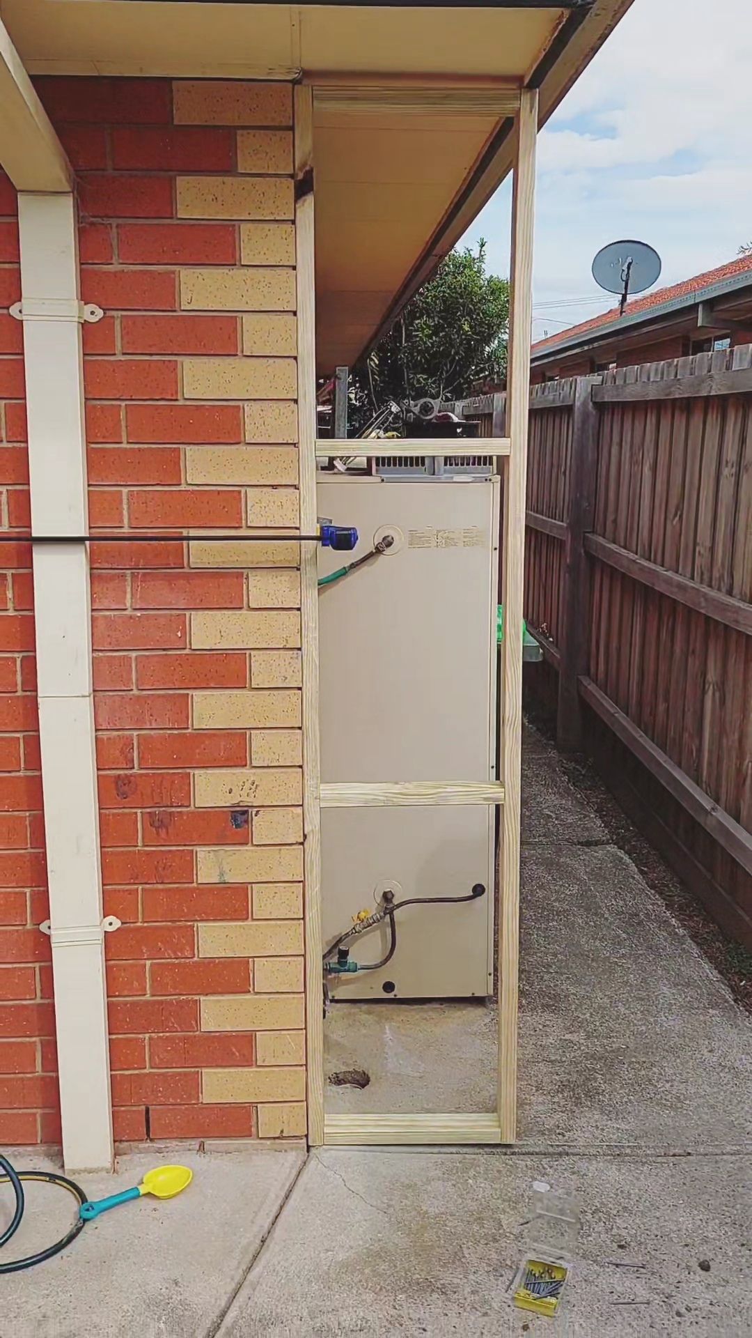 Weatherboard screening for hot water uni... | Bunnings Workshop community