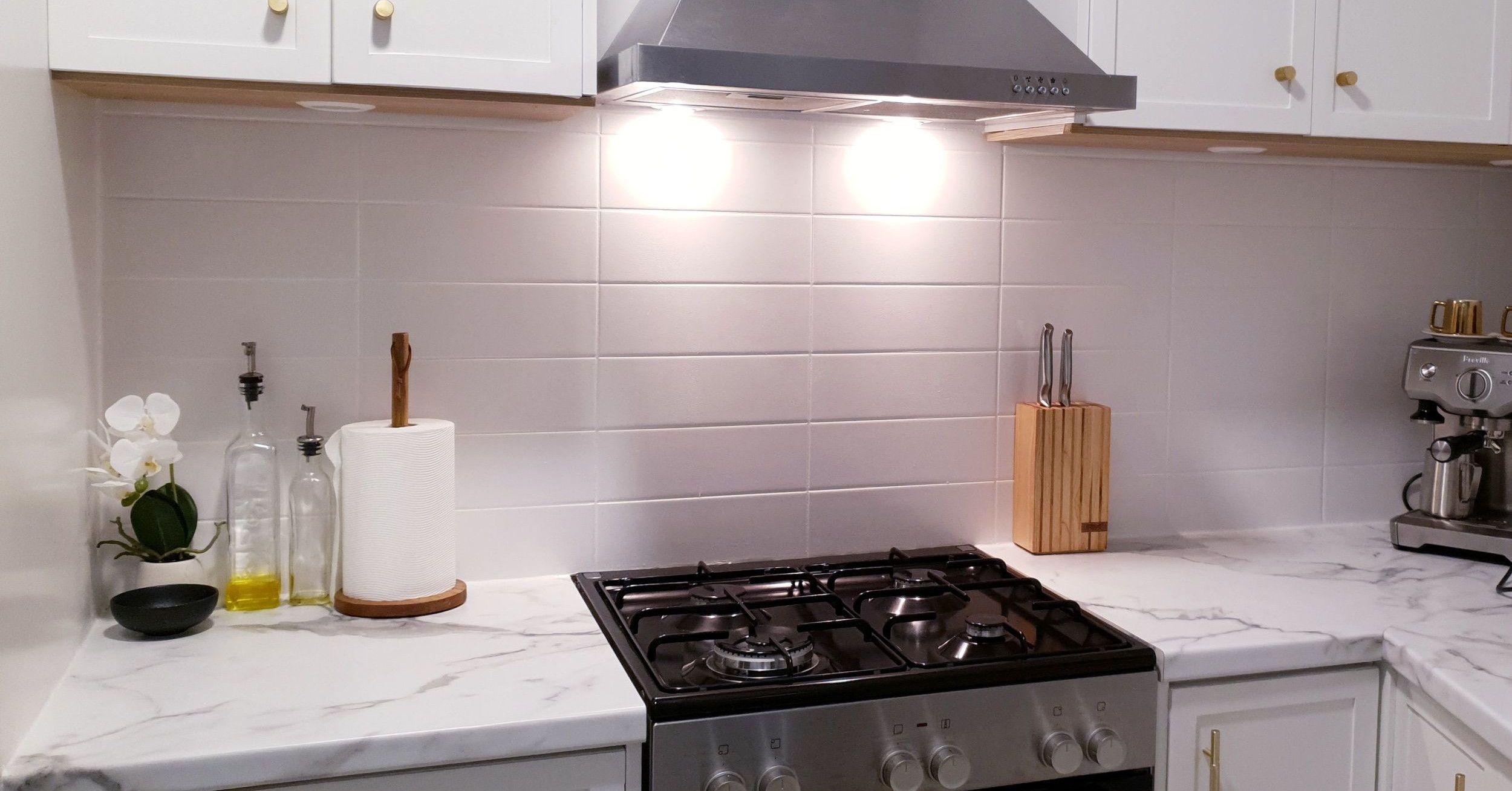 D.I.Y. kitchen splashback using cladding | Bunnings Workshop community