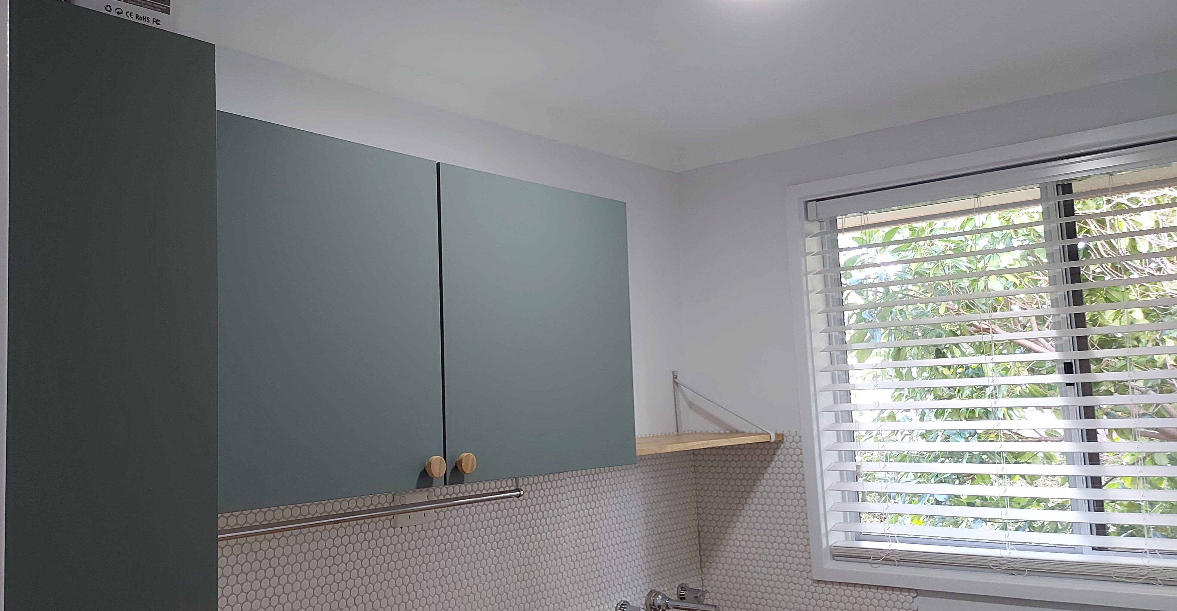 Laundry renovation with timber bench and... | Bunnings Workshop community