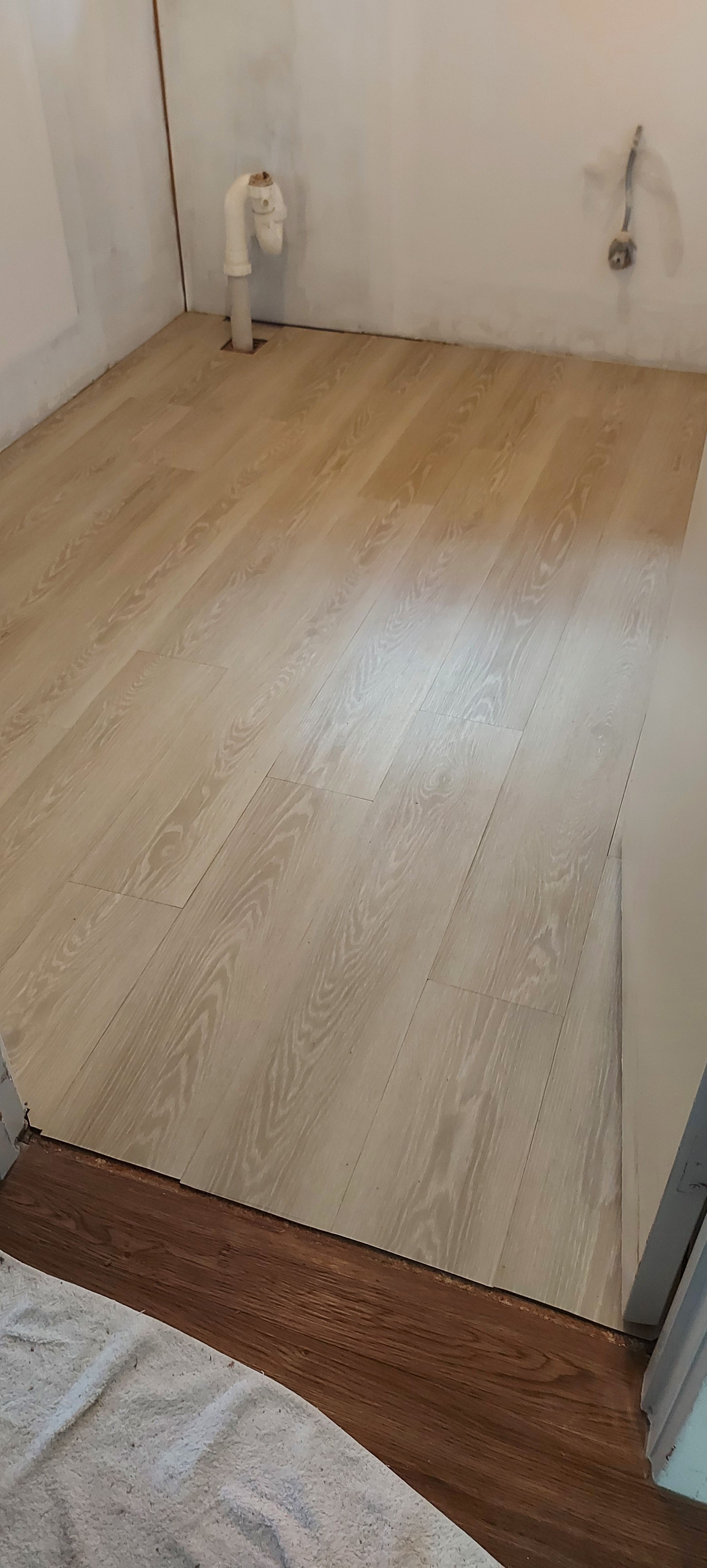 Laundry renovation with timber bench and... | Bunnings Workshop community