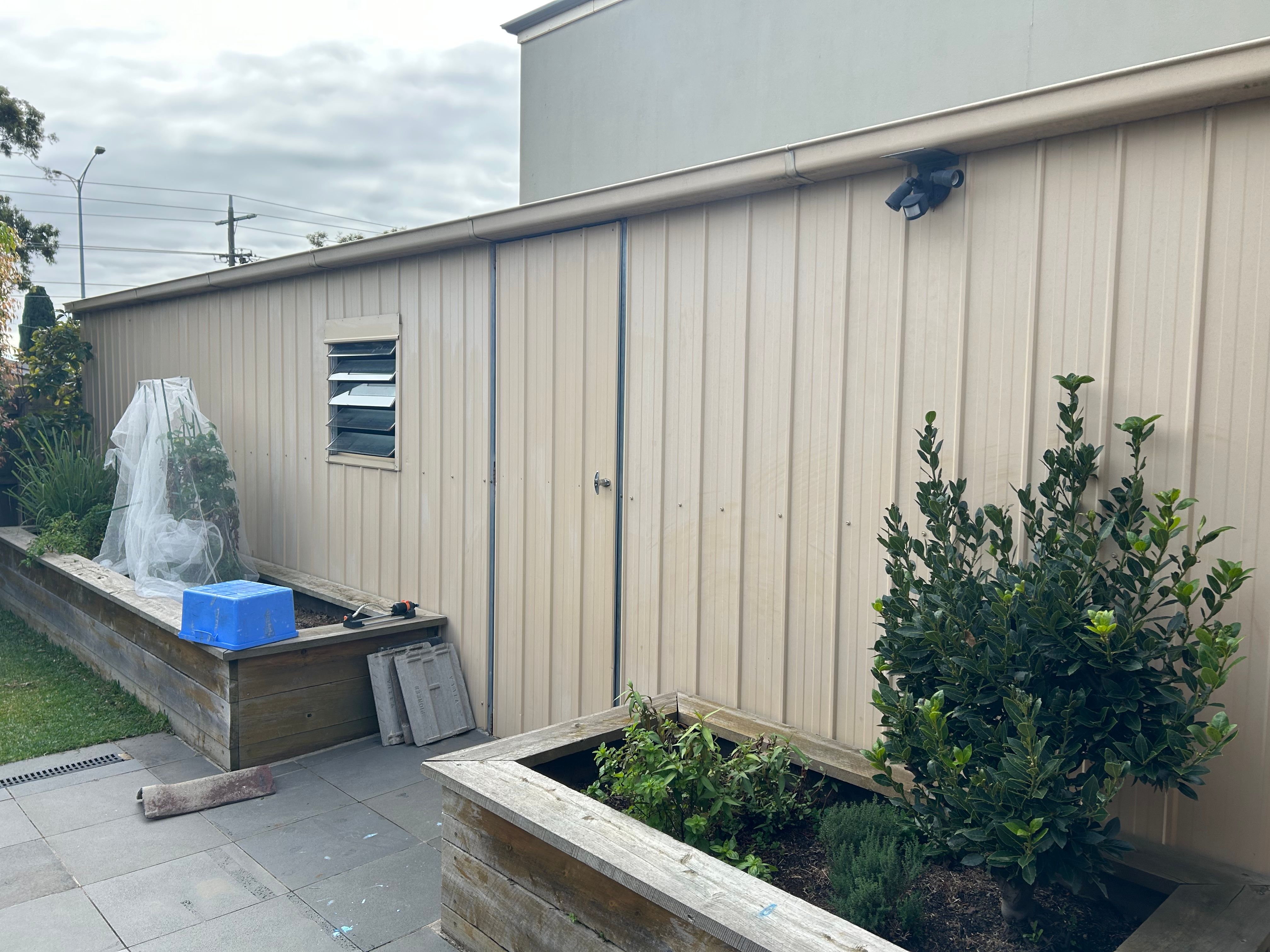 Colorbond walling as cladding | Bunnings Workshop community