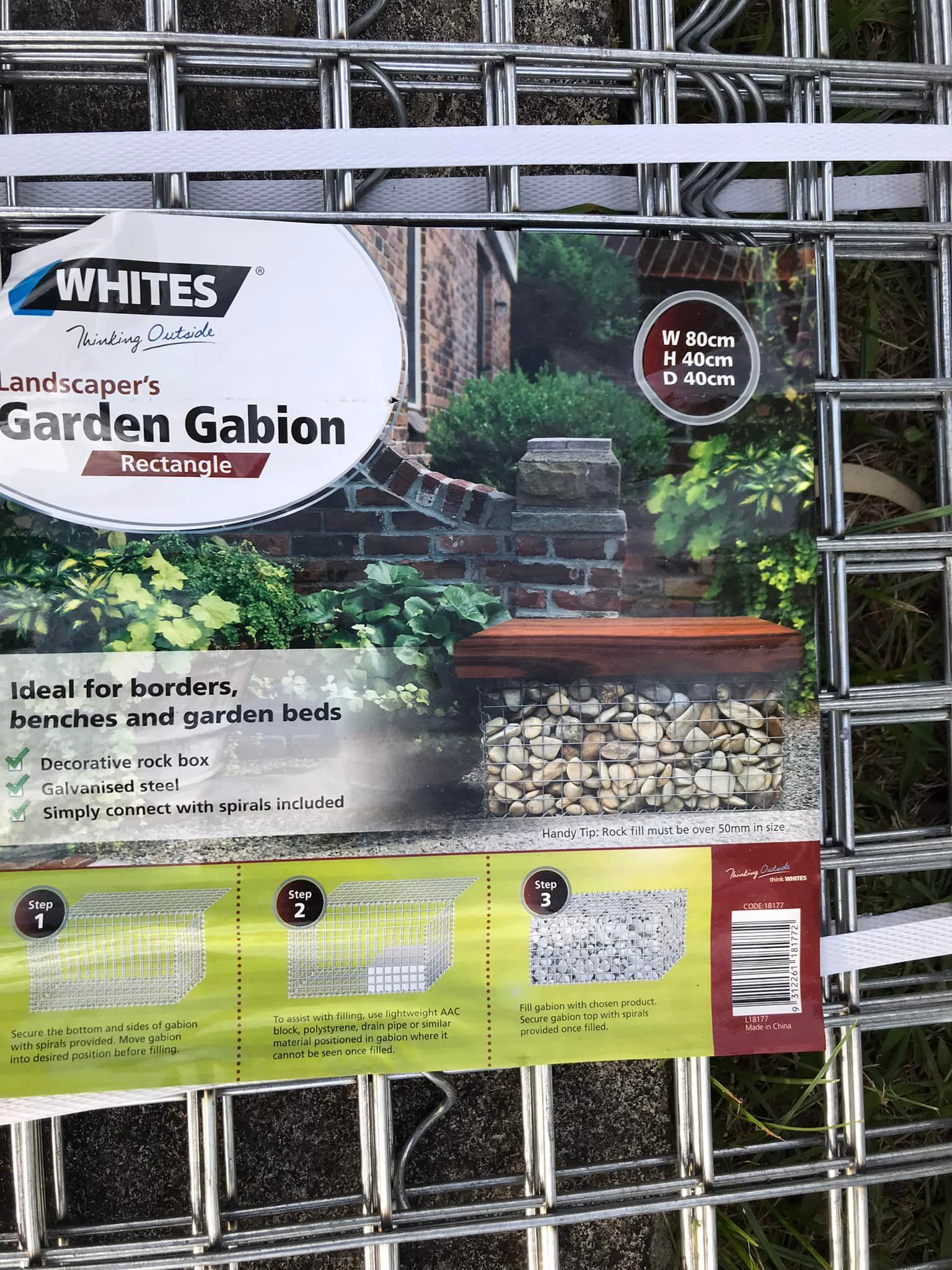 Small gabion retaining wall | Bunnings Workshop community