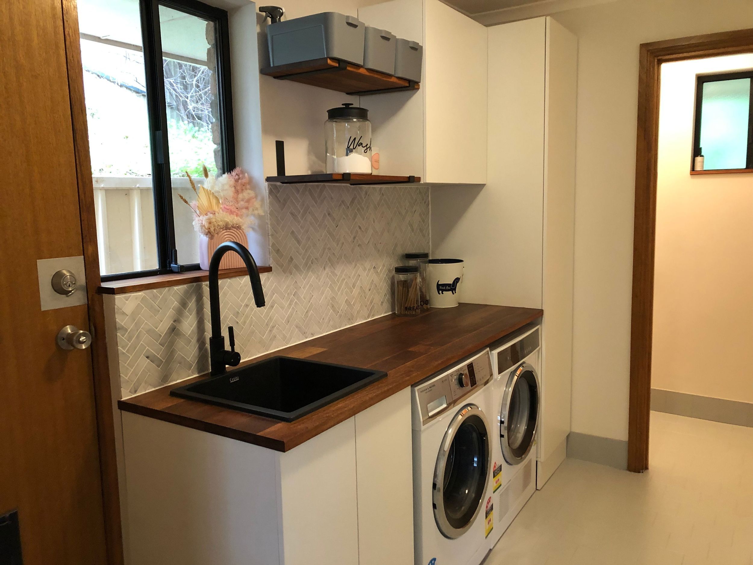 Laundry reno with benchtop | Bunnings Workshop community