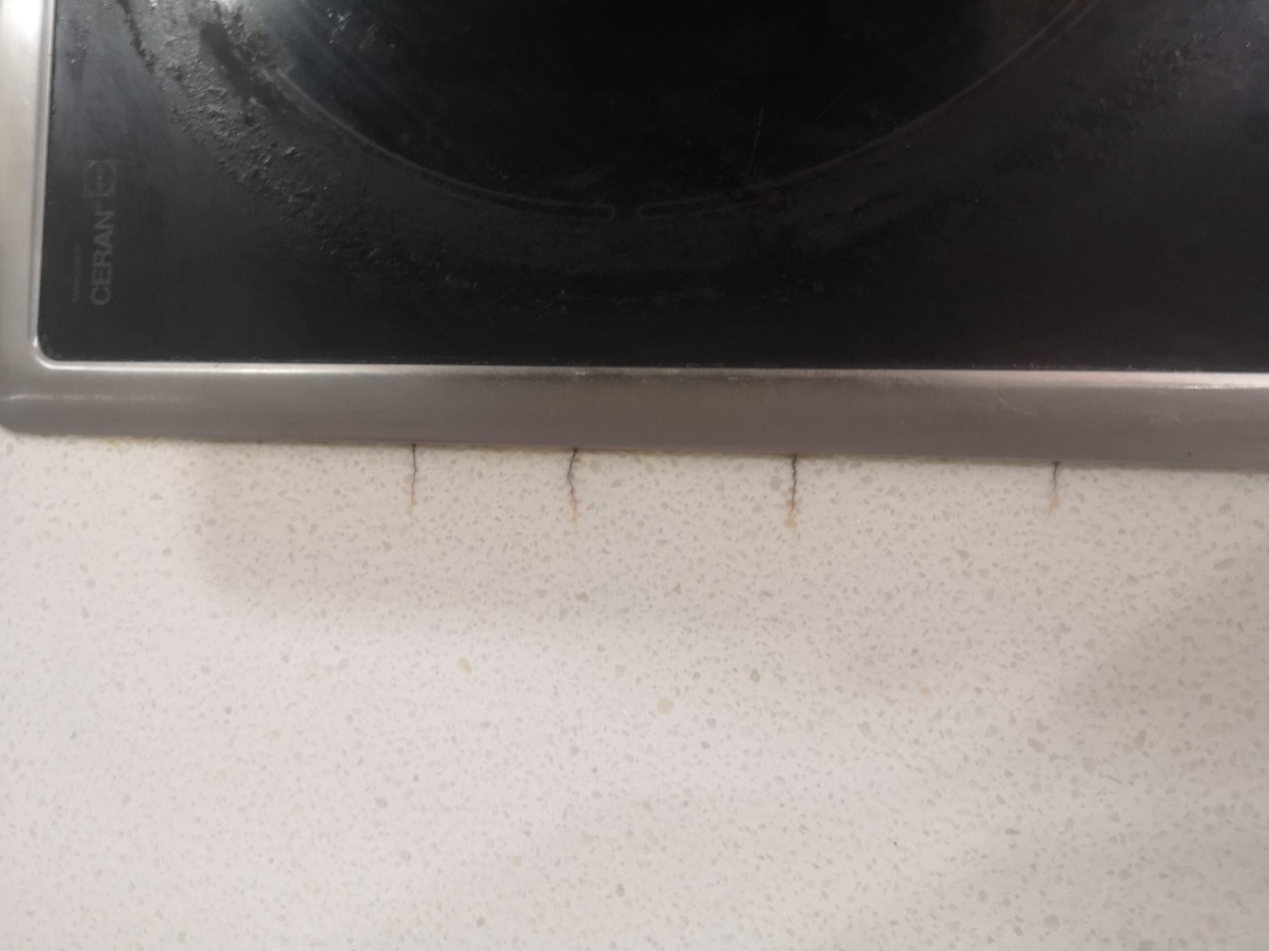 How to fix benchtop cracks around cookto... | Bunnings Workshop community