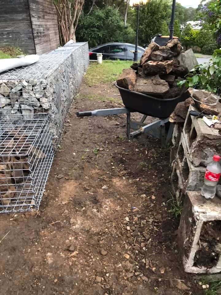 Front corner gabion wall | Bunnings Workshop community
