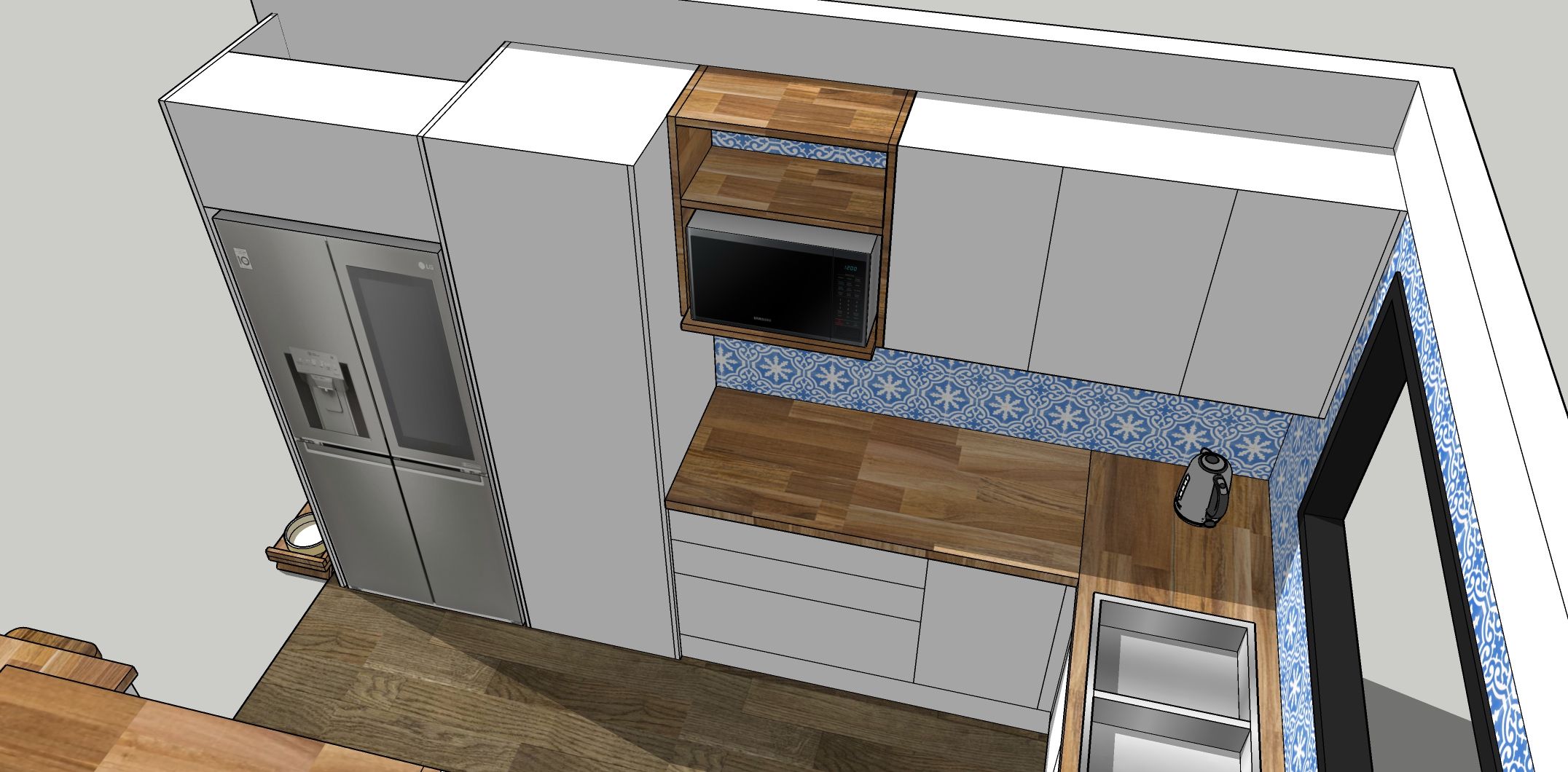 Solved: Need help with designing a small U-shape... | Bunnings Workshop ...