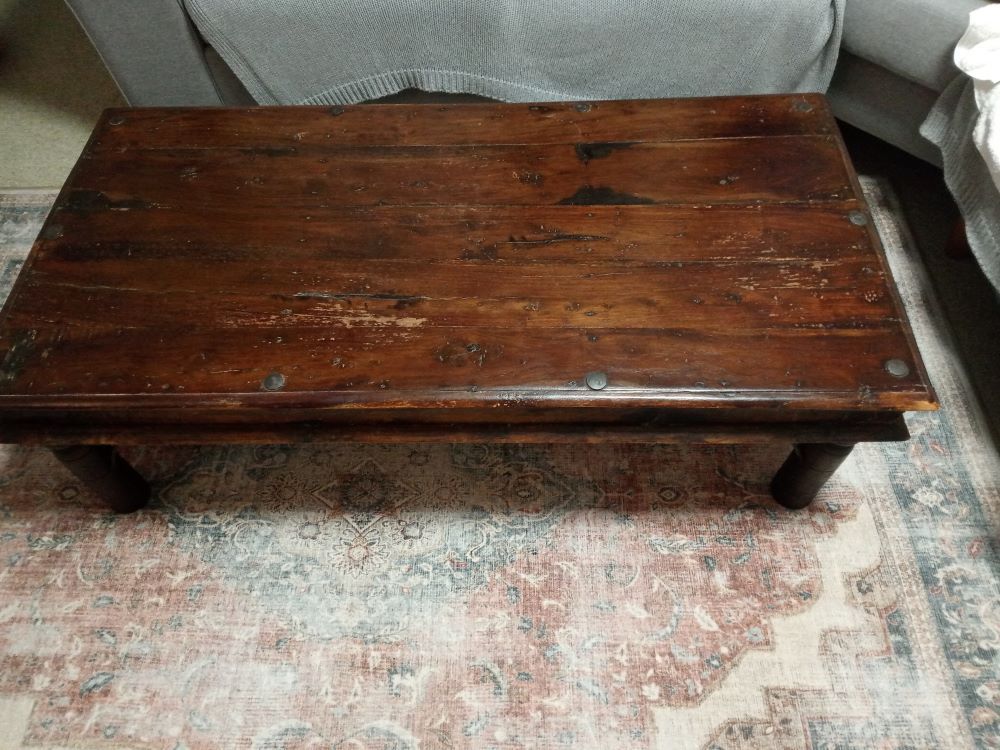 Solved: How to restore an old coffee table? | Bunnings Workshop community