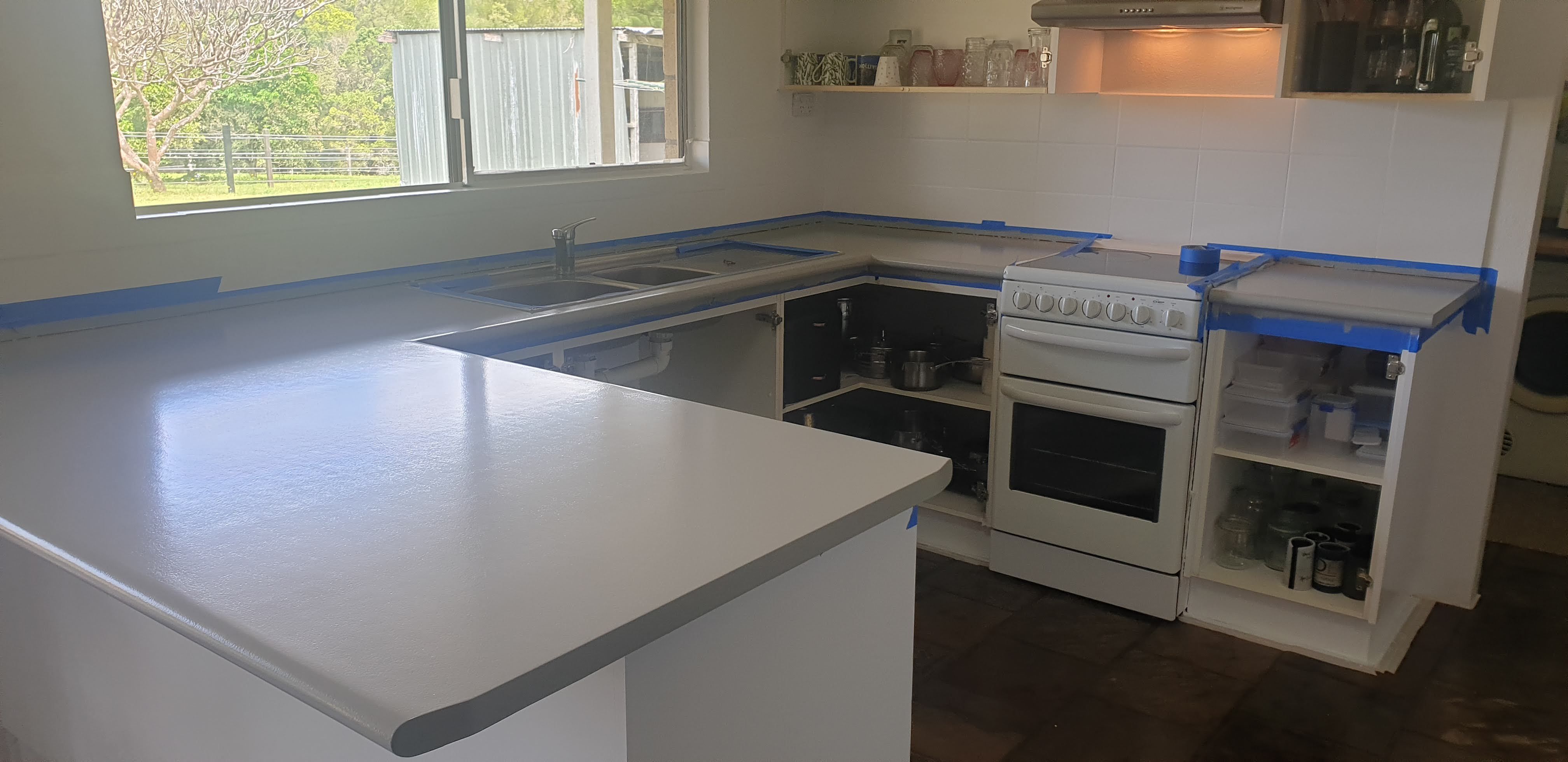 Bright and modern kitchen using paint | Bunnings Workshop community