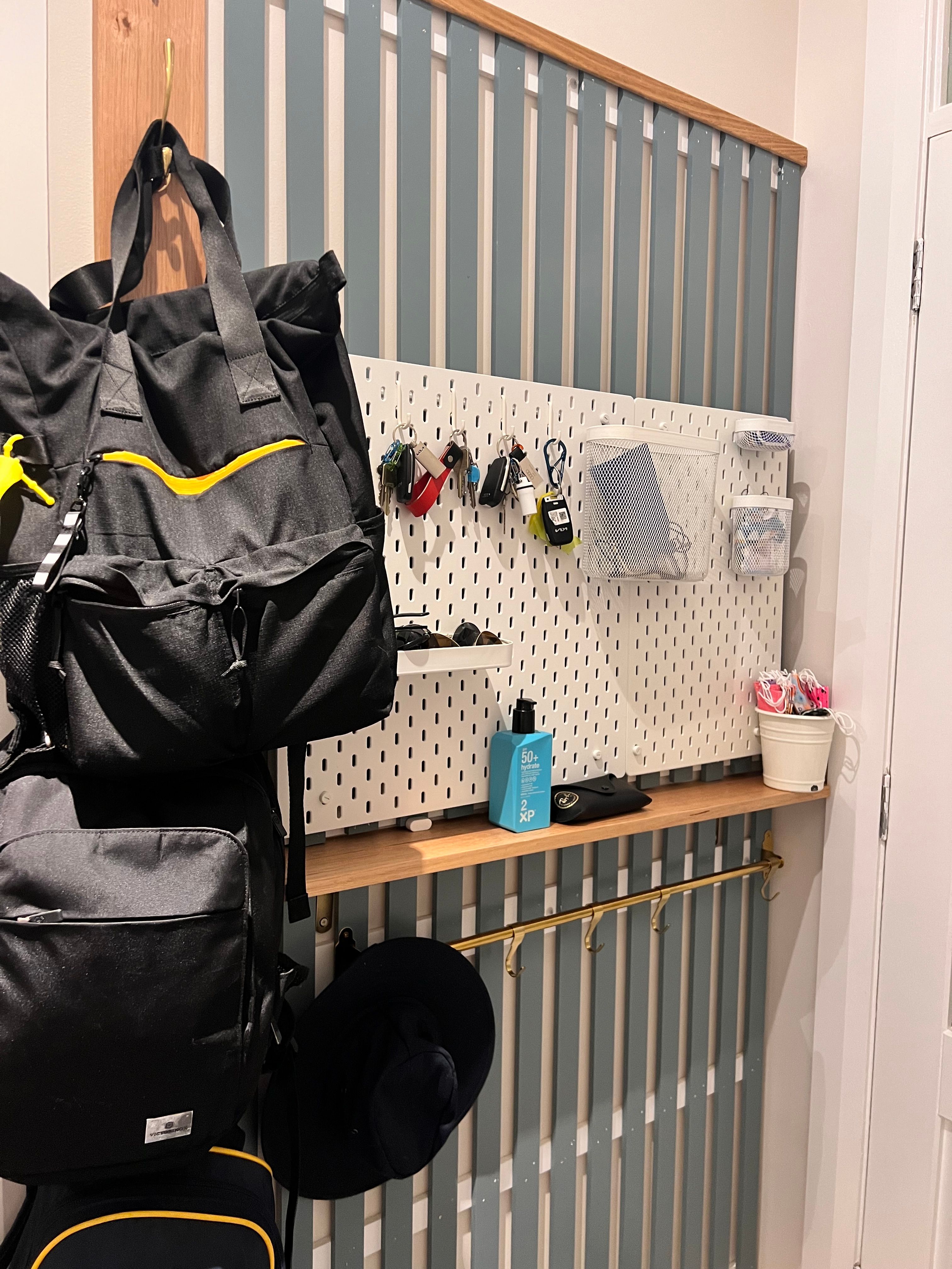 Entry hall drop station and organiser | Bunnings Workshop community