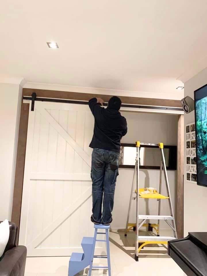 Barn door for added privacy and floating... | Bunnings Workshop community