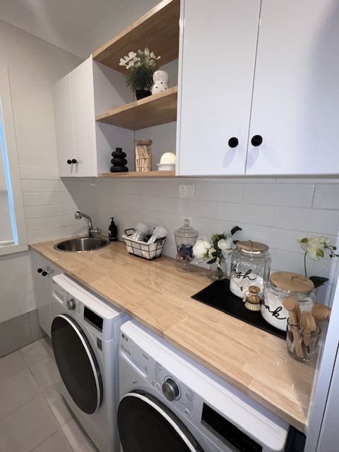 Laundry makeover using Kaboodle cupboard... | Bunnings Workshop community