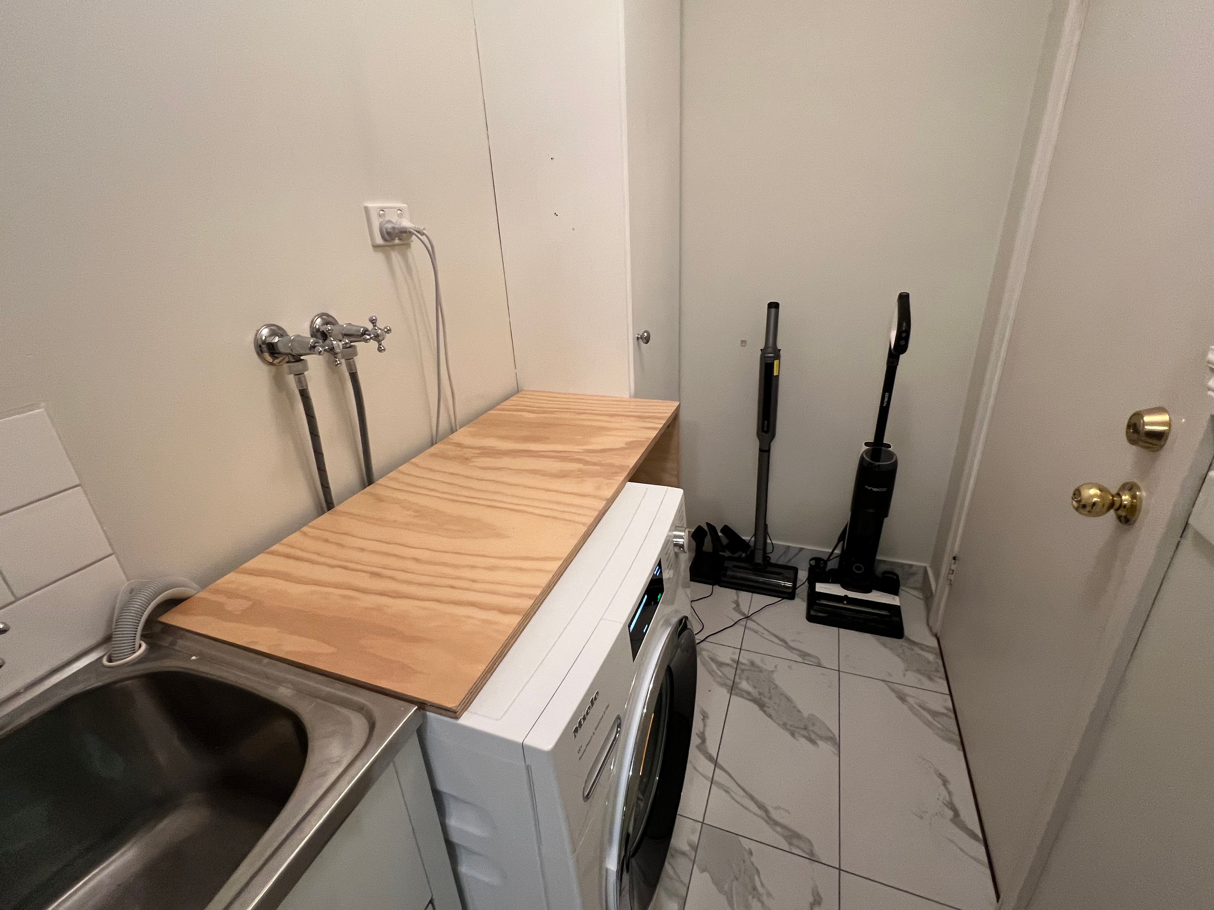 How to add laundry benchtop in a rental? | Bunnings Workshop community
