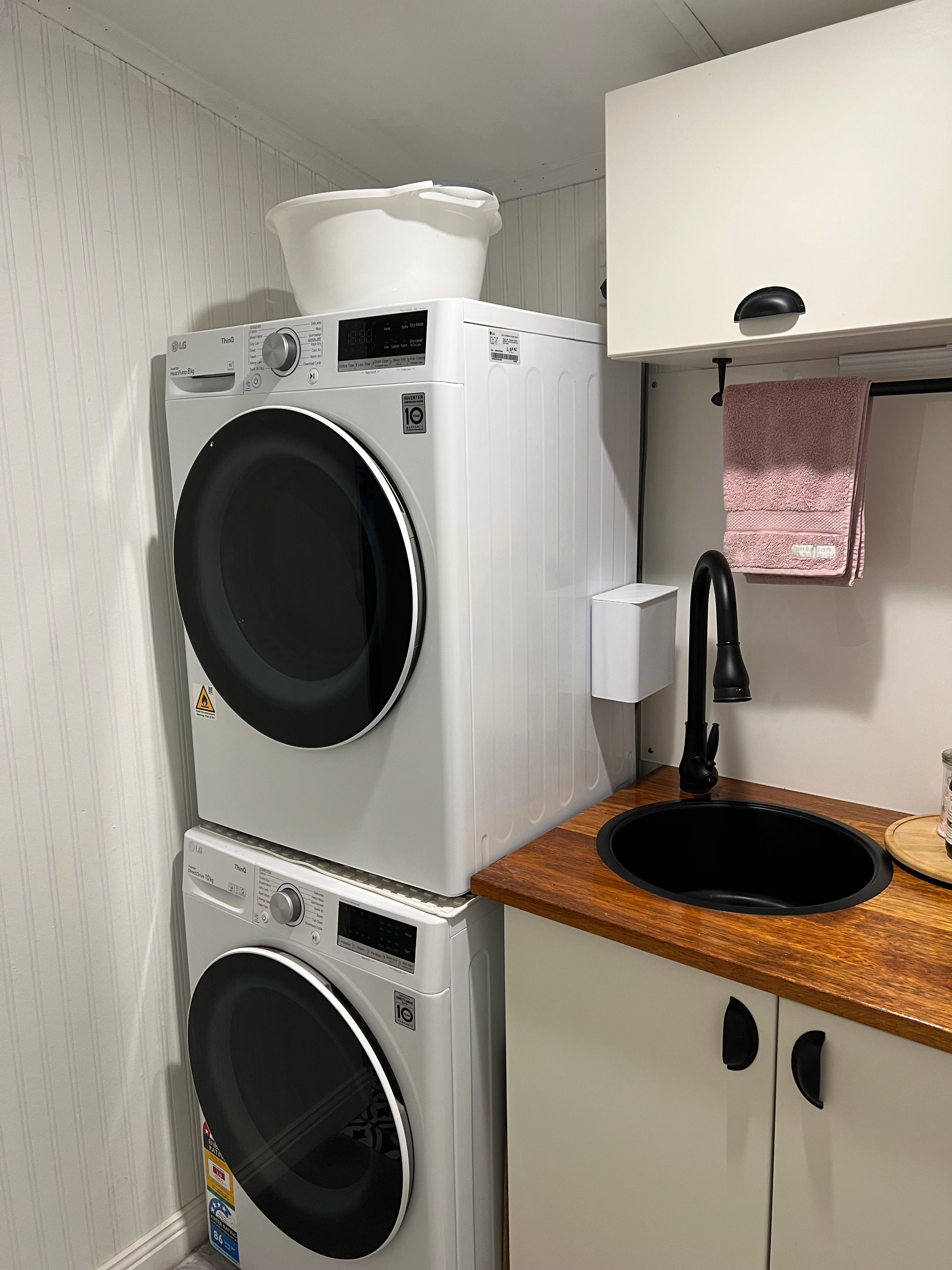 Tiny functional laundry using Kaboodle c... | Bunnings Workshop community