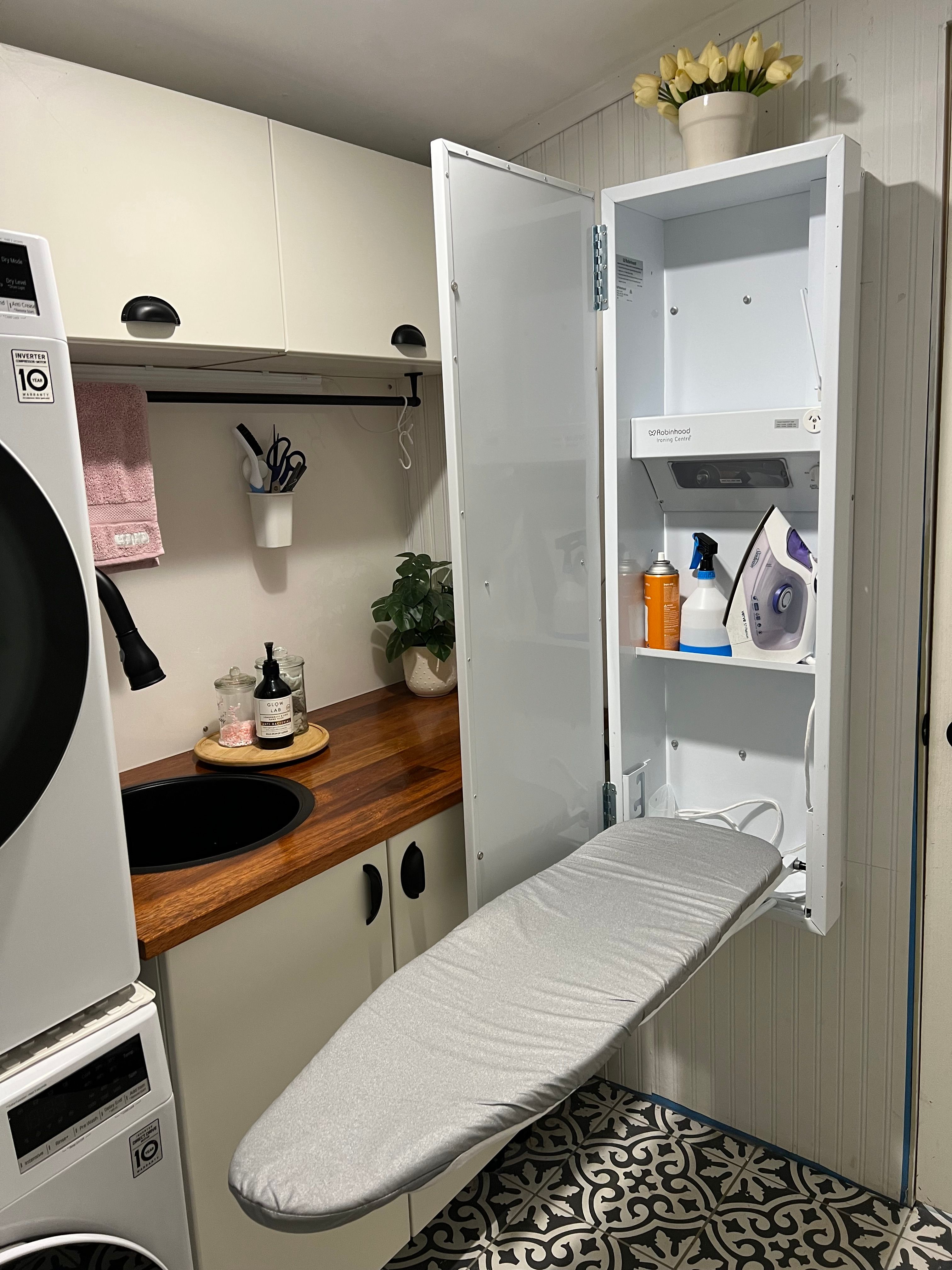 Tiny functional laundry using Kaboodle c... | Bunnings Workshop community