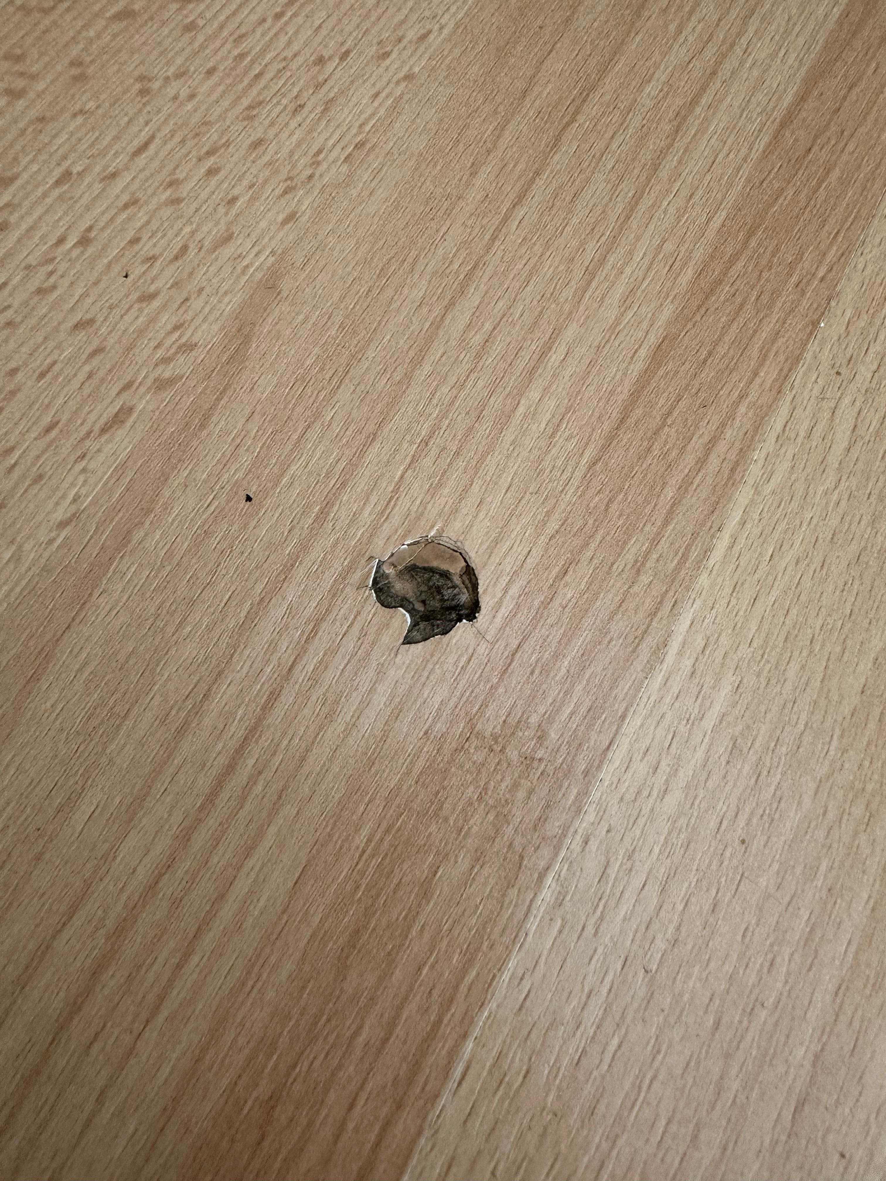 How can I fix a large chip in my laminat... | Bunnings Workshop community