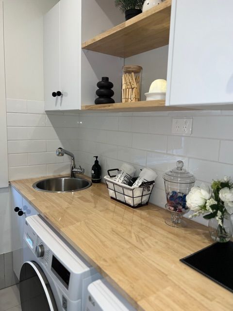 Laundry makeover using Kaboodle cupboard... | Bunnings Workshop community