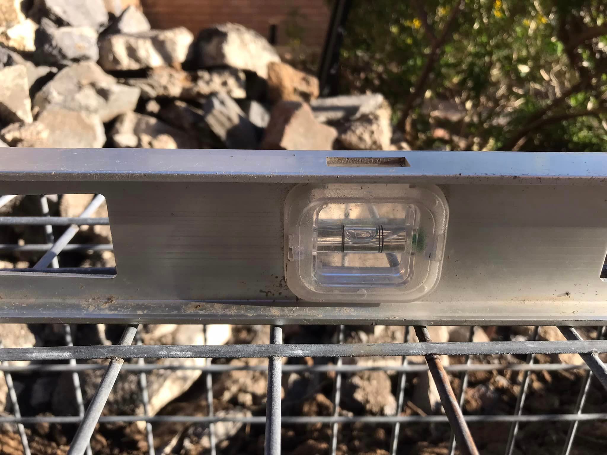 Gabion wall for front pathway | Bunnings Workshop community