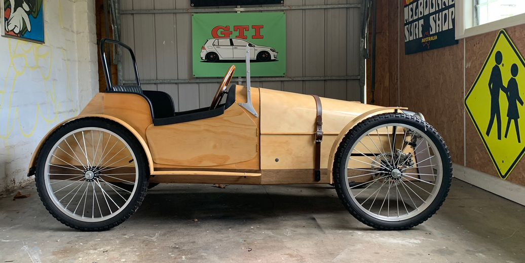 Billy cart based on 1950s car | Bunnings Workshop community