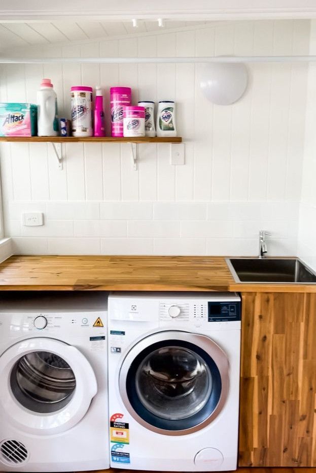 Mediterranean farmhouse laundry reno | Bunnings Workshop community