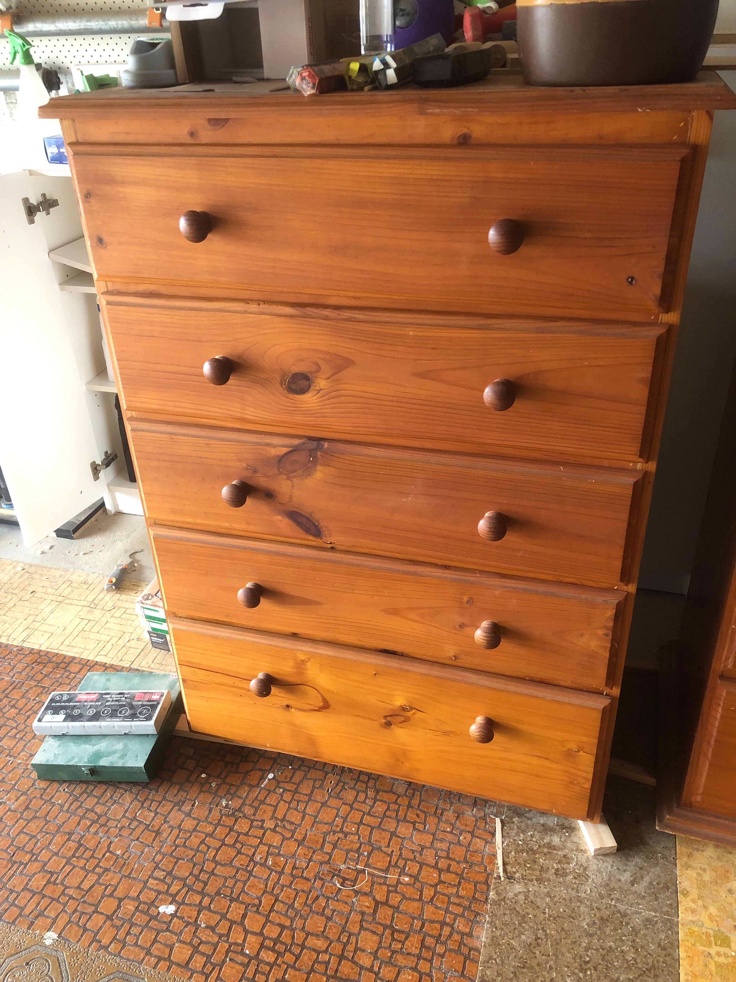 Five drawer upcycled chest | Bunnings Workshop community