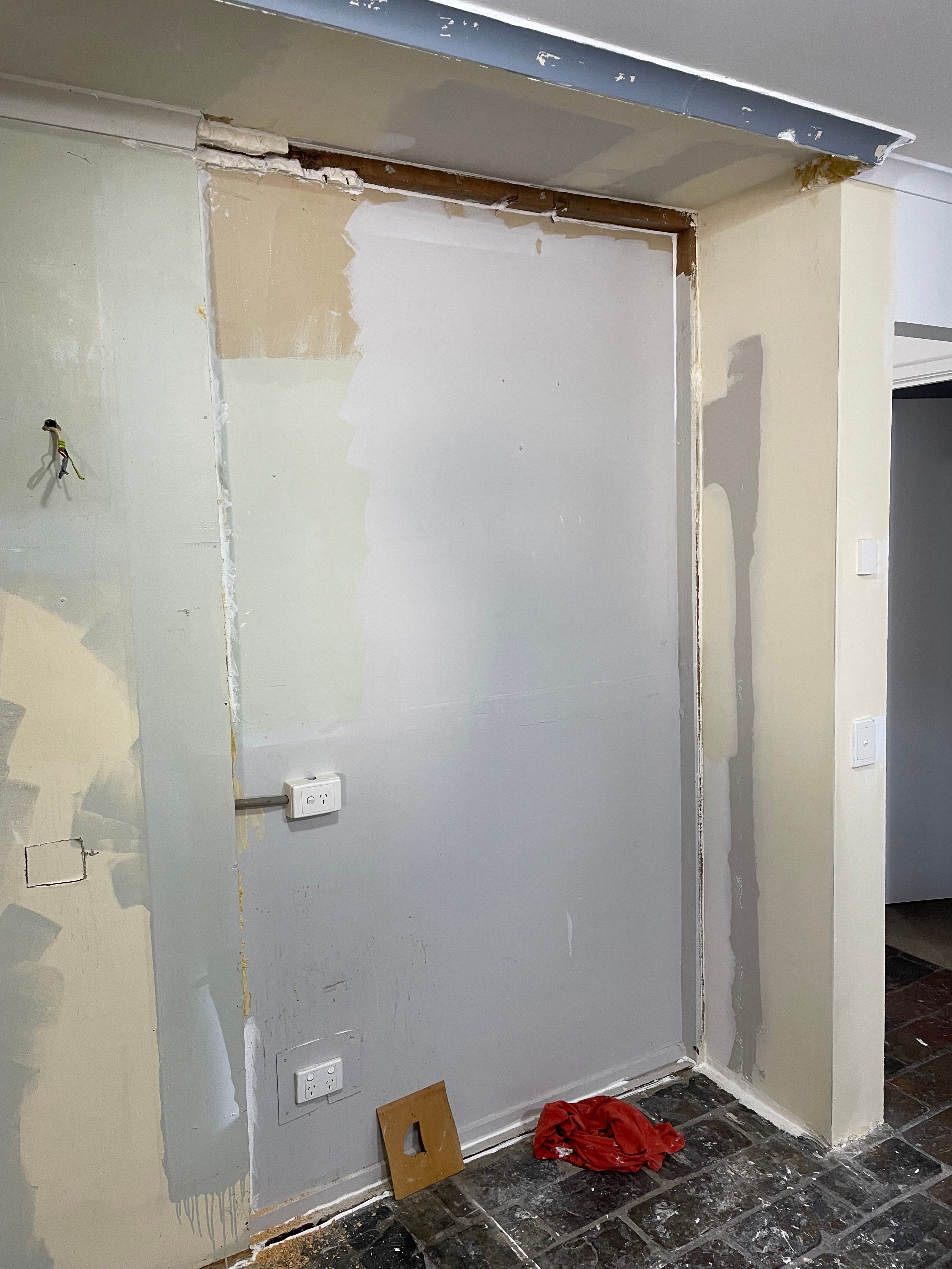 How to plaster and patch kitchen ceiling... | Bunnings Workshop community