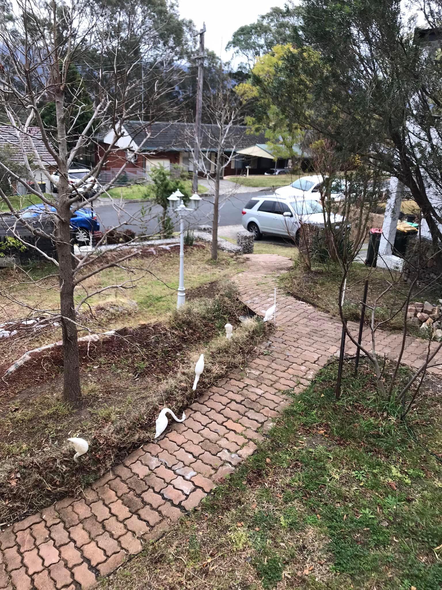 Wiggly pavers for sloped path in front y... | Bunnings Workshop community