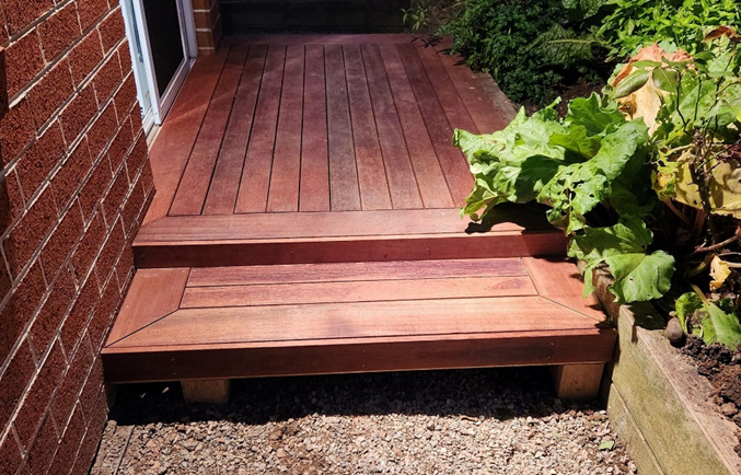 Sideway makeover with low-level decks an... | Bunnings Workshop community