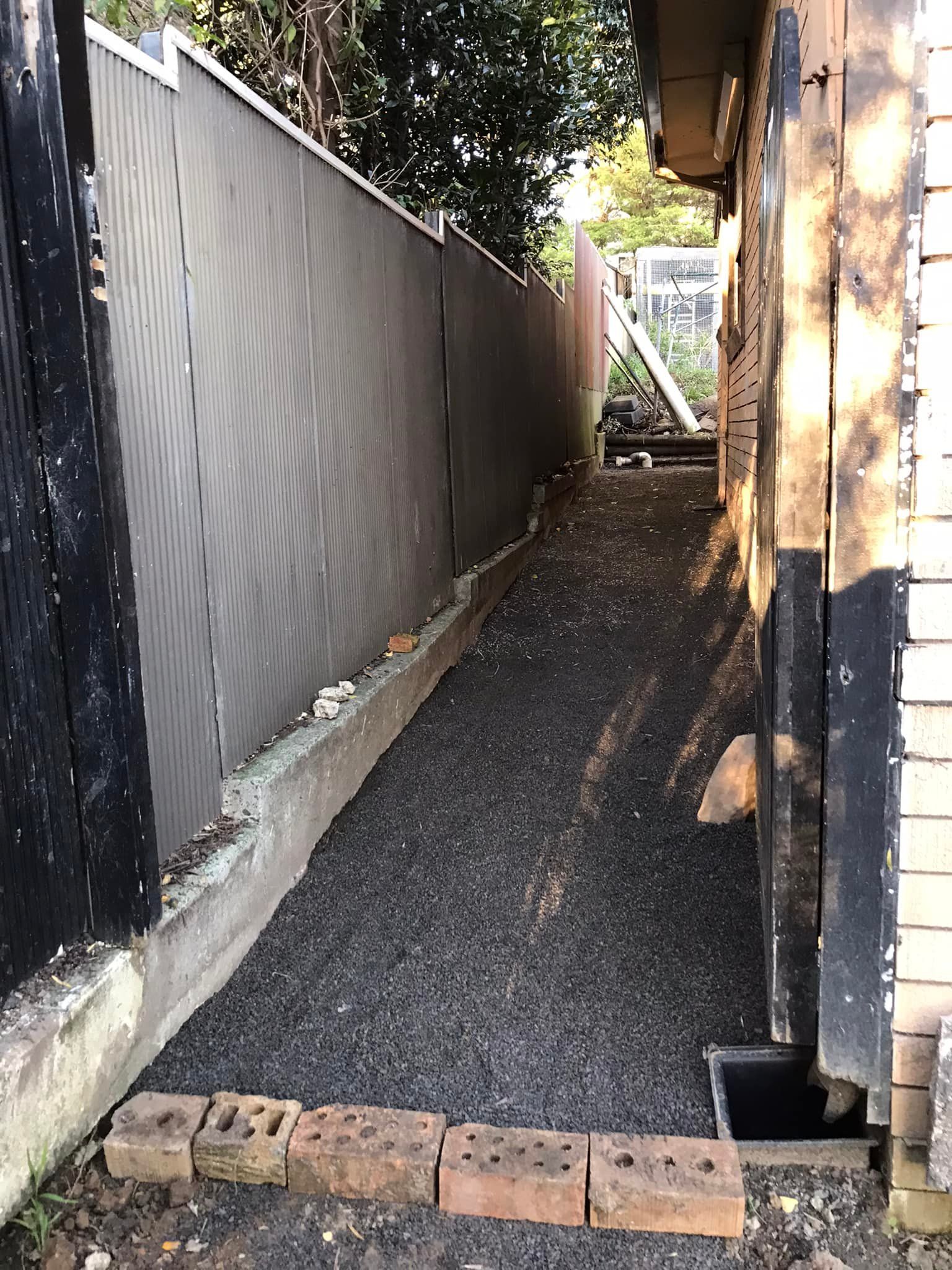 Side path rebuild from recyled pavers | Bunnings Workshop community