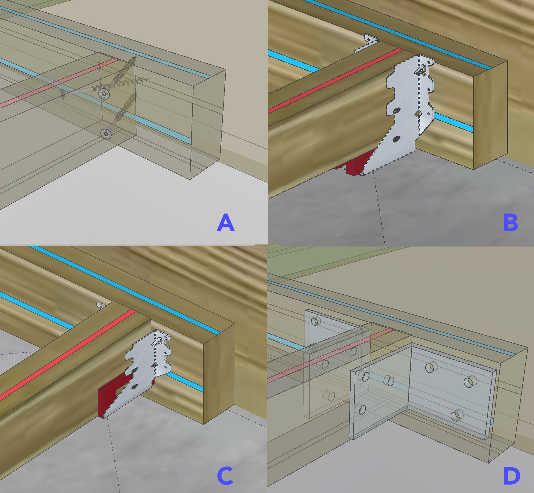 How to attach 70x45 joints to bearers fo... | Bunnings Workshop community
