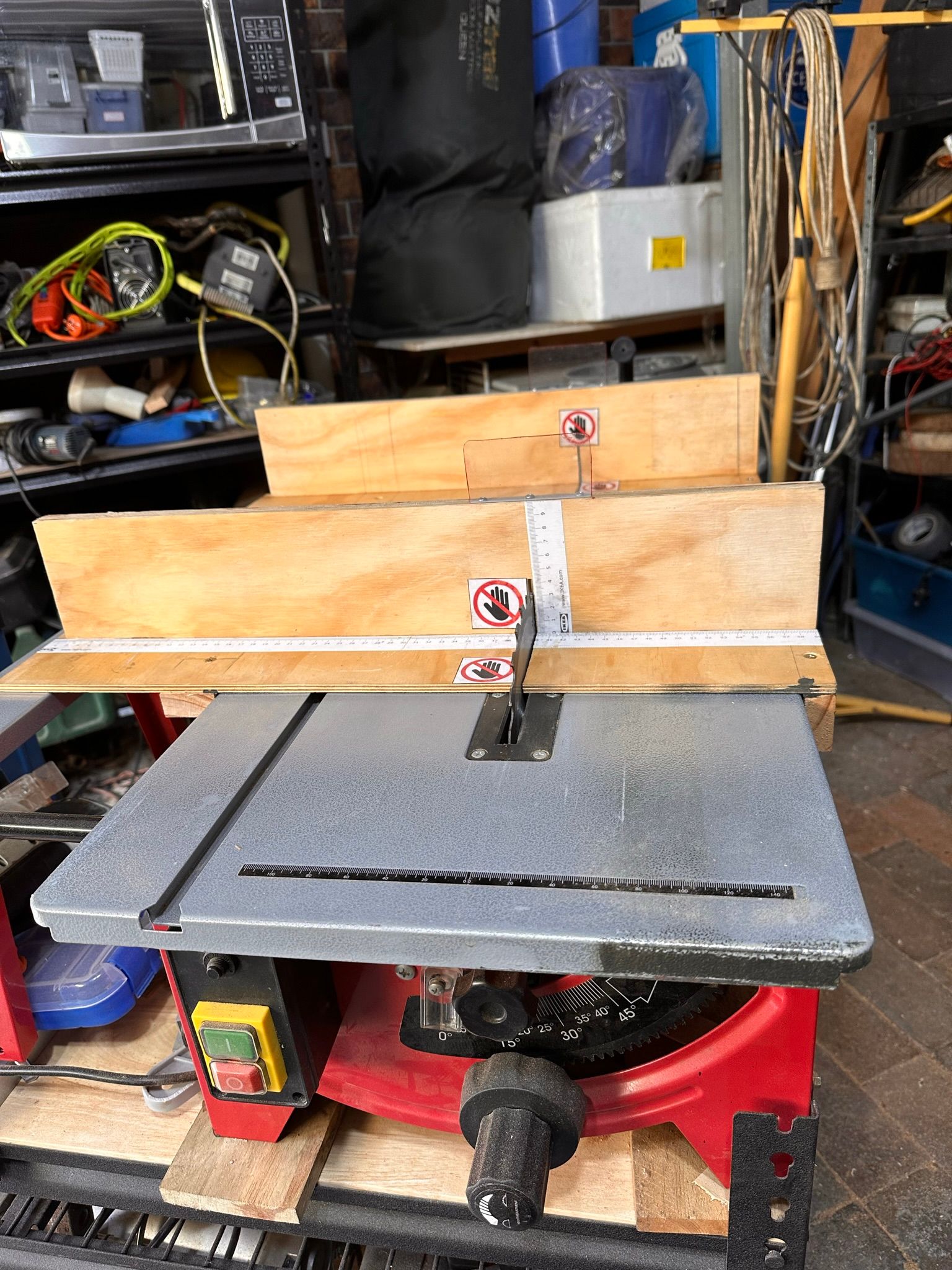 Small table saw slide table | Bunnings Workshop community
