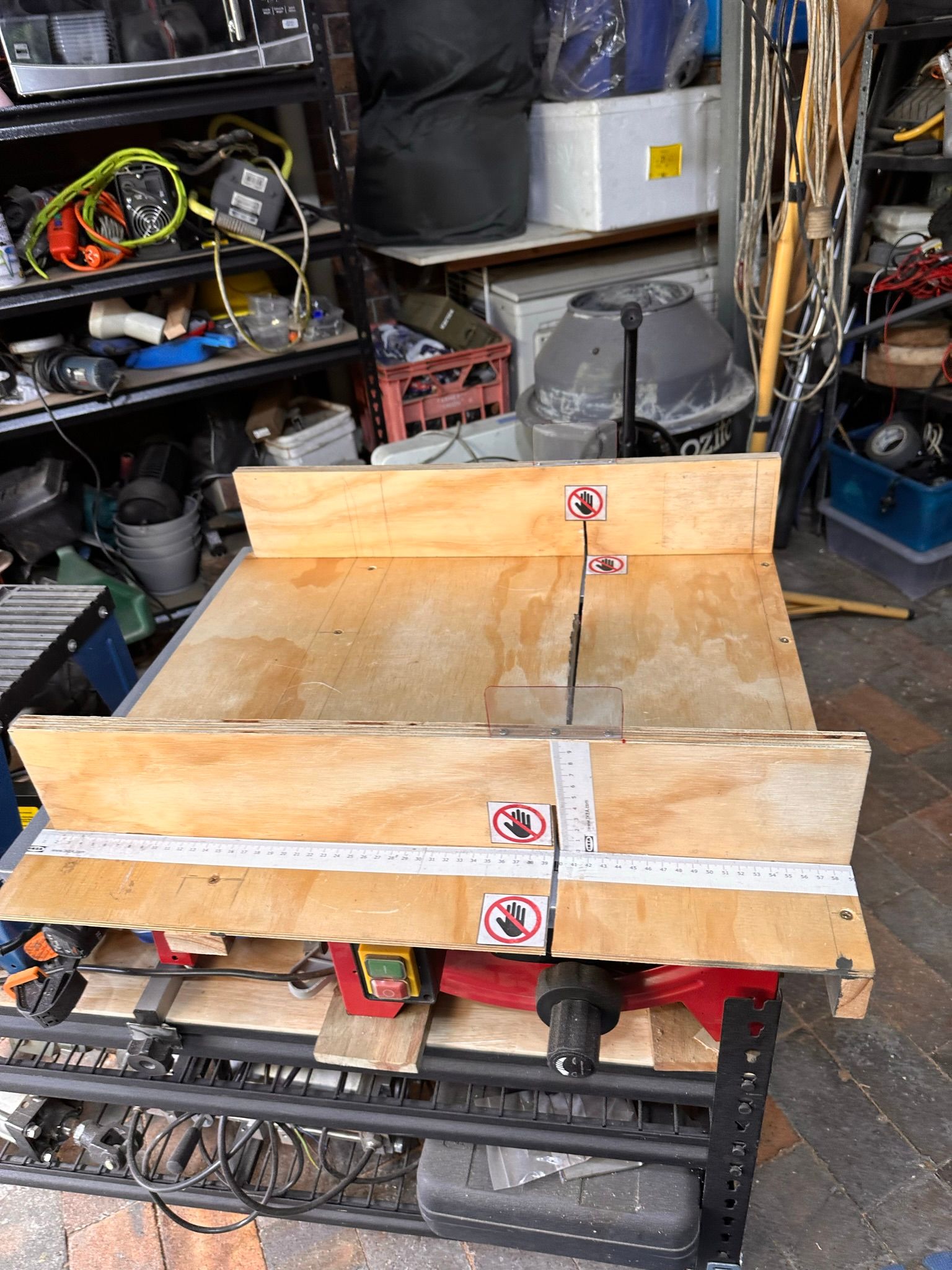 Small table saw slide table | Bunnings Workshop community