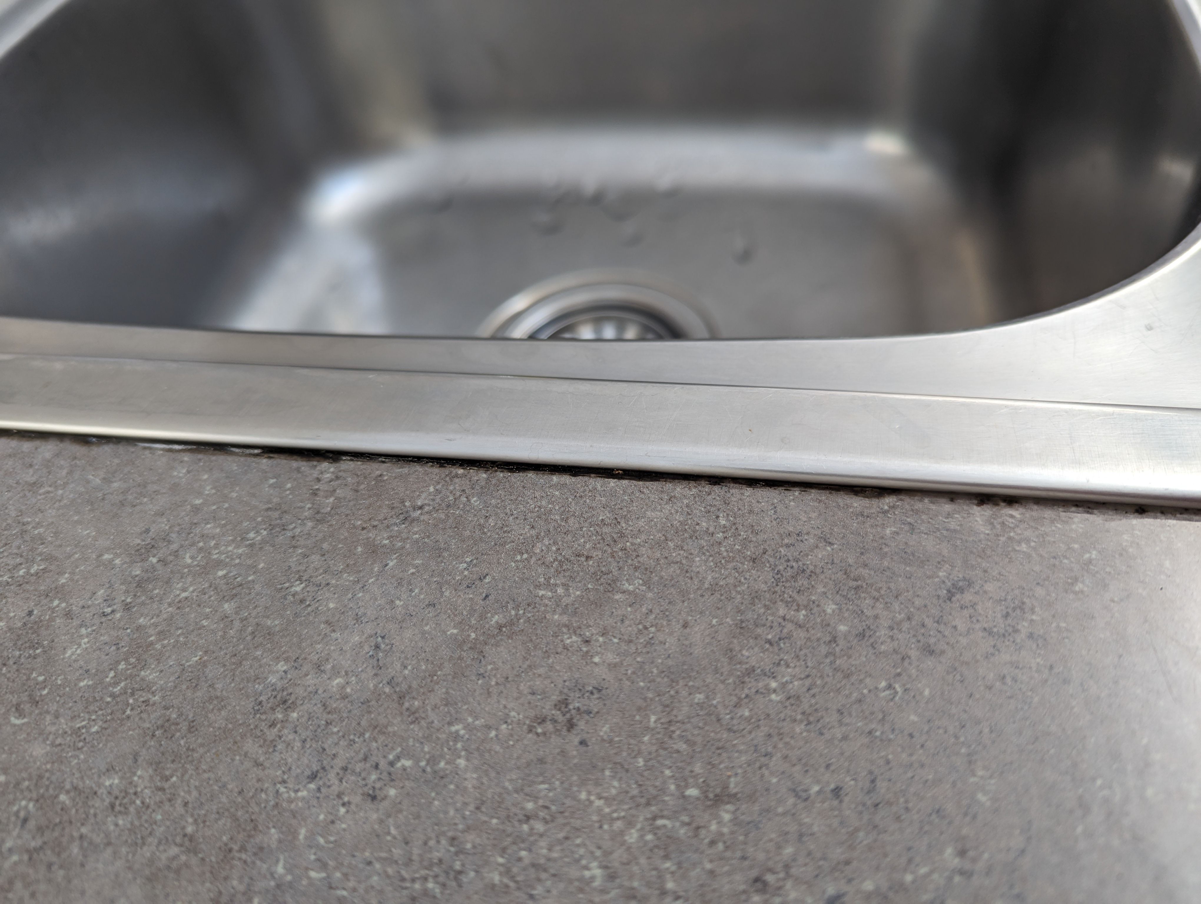 How do i fix up the kitchen sink edge? | Bunnings Workshop community