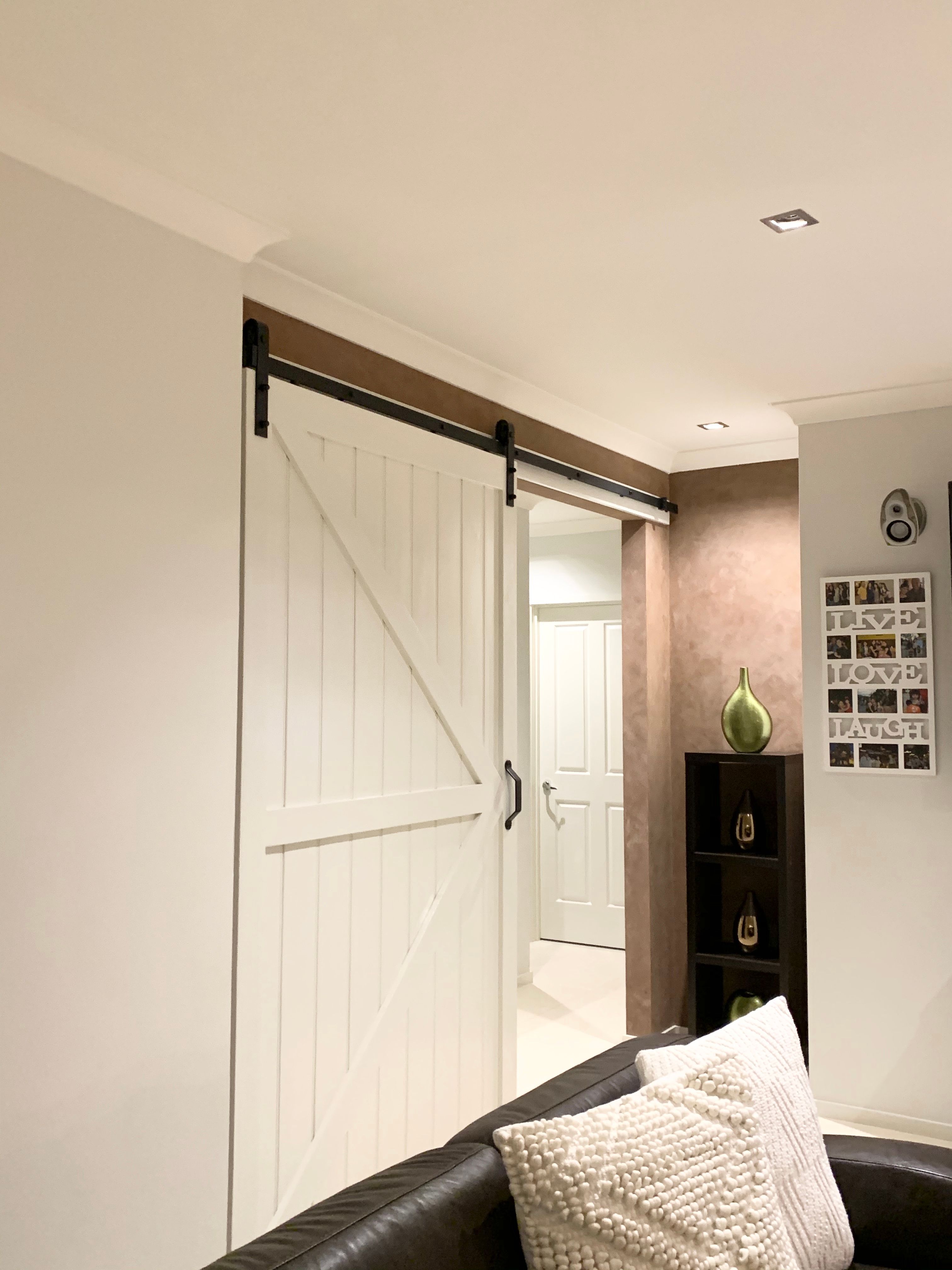 Barn door for added privacy plus floatin... | Bunnings Workshop community