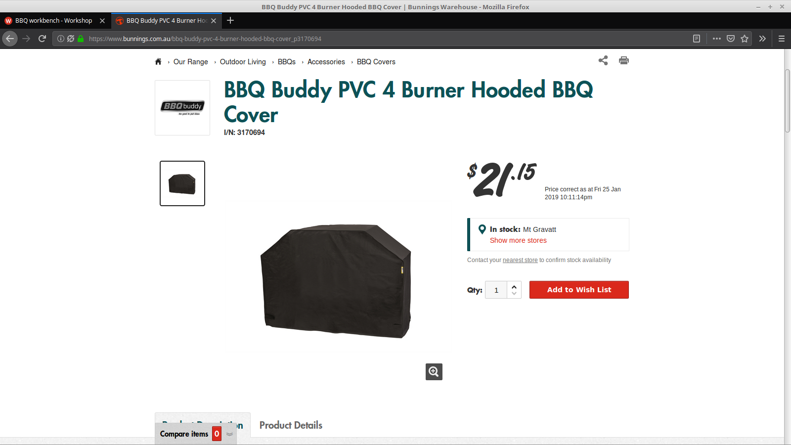 BBQ workbench | Bunnings Workshop community