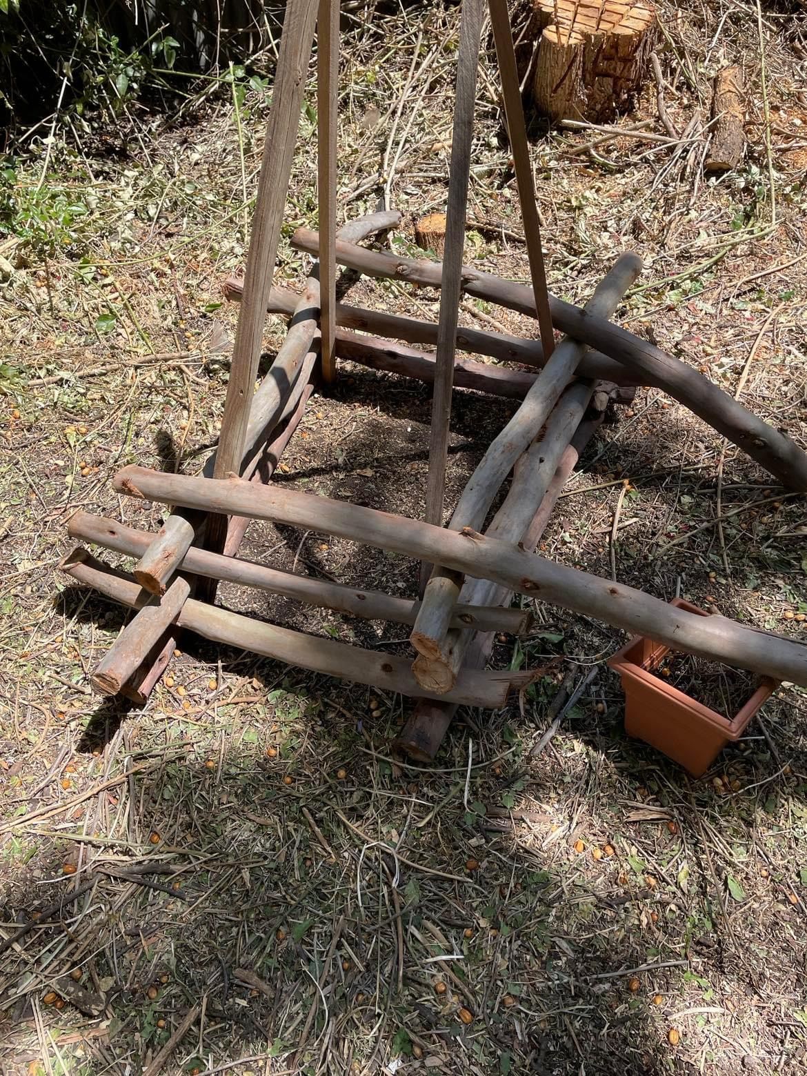 Tree branch decorative wheelbarrow | Bunnings Workshop community